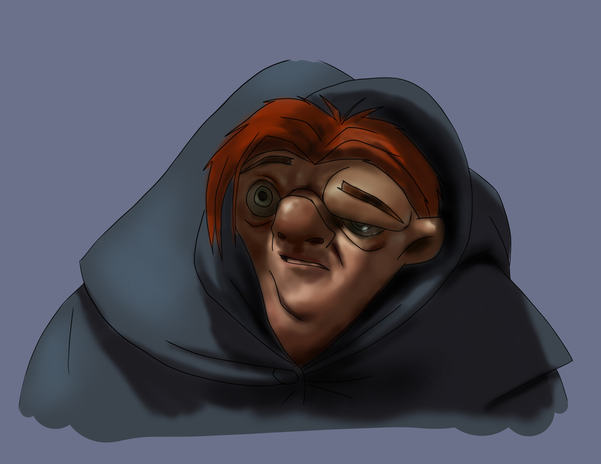 Dulce Arreguín - Practice of Digital Painting - Remake Quasimodo
