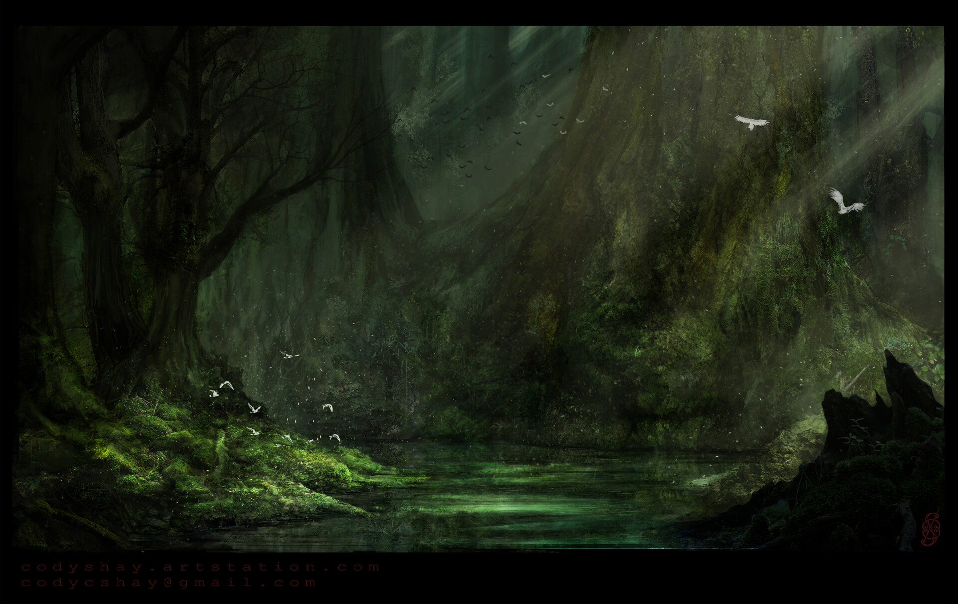 ArtStation - Rain Wilds River