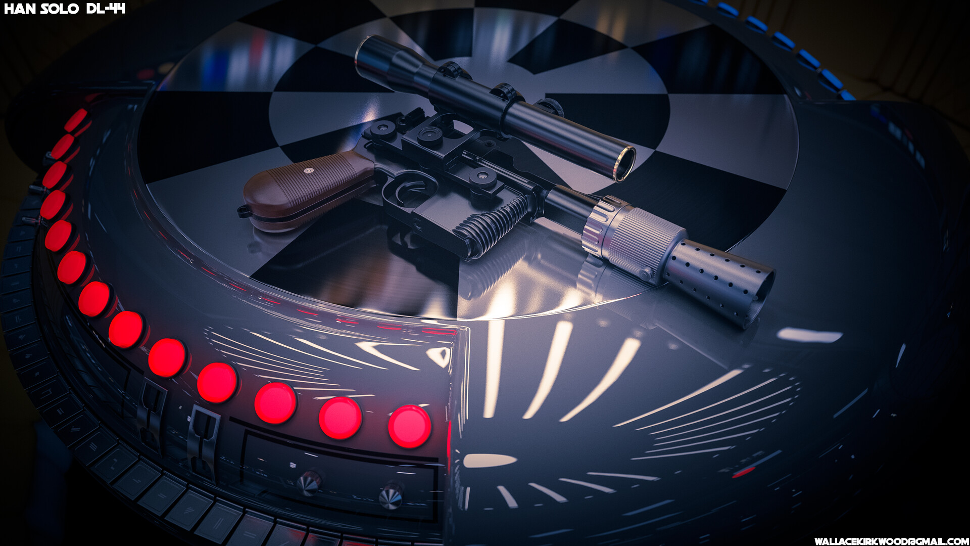 ArtStation - Solo's DL-44 Heavy Blaster