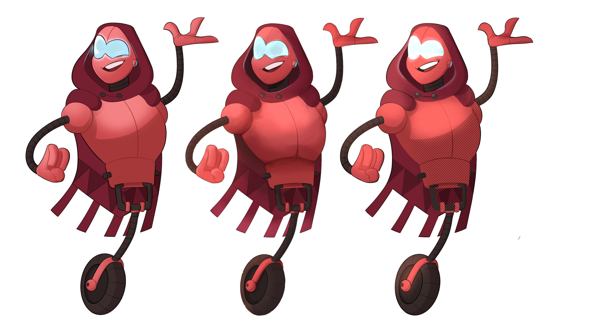 ArtStation - Original Design Package: Little Red Robot