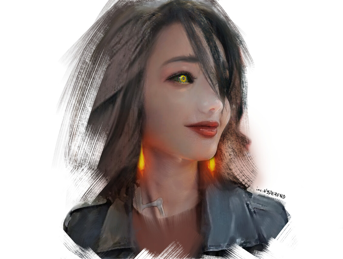 ArtStation - hyper girl