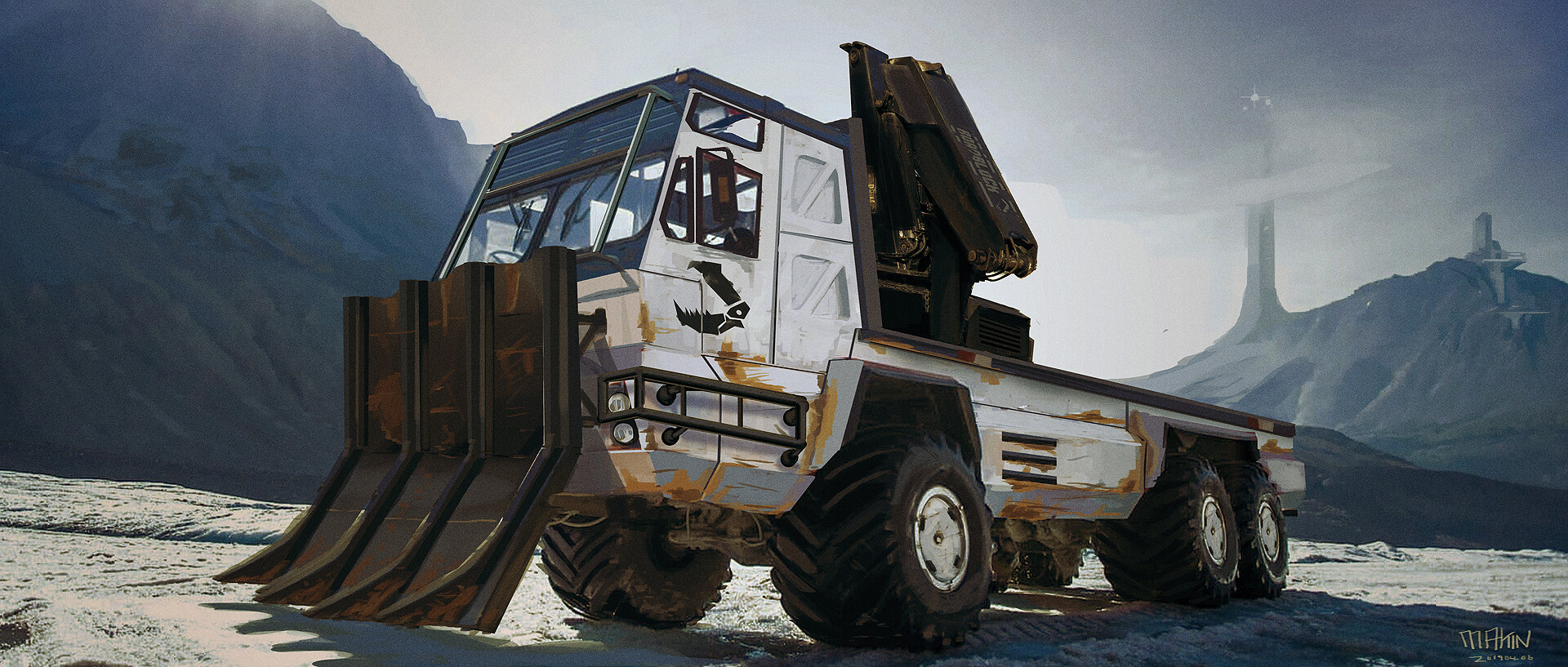 ArtStation - Knuckle Truck