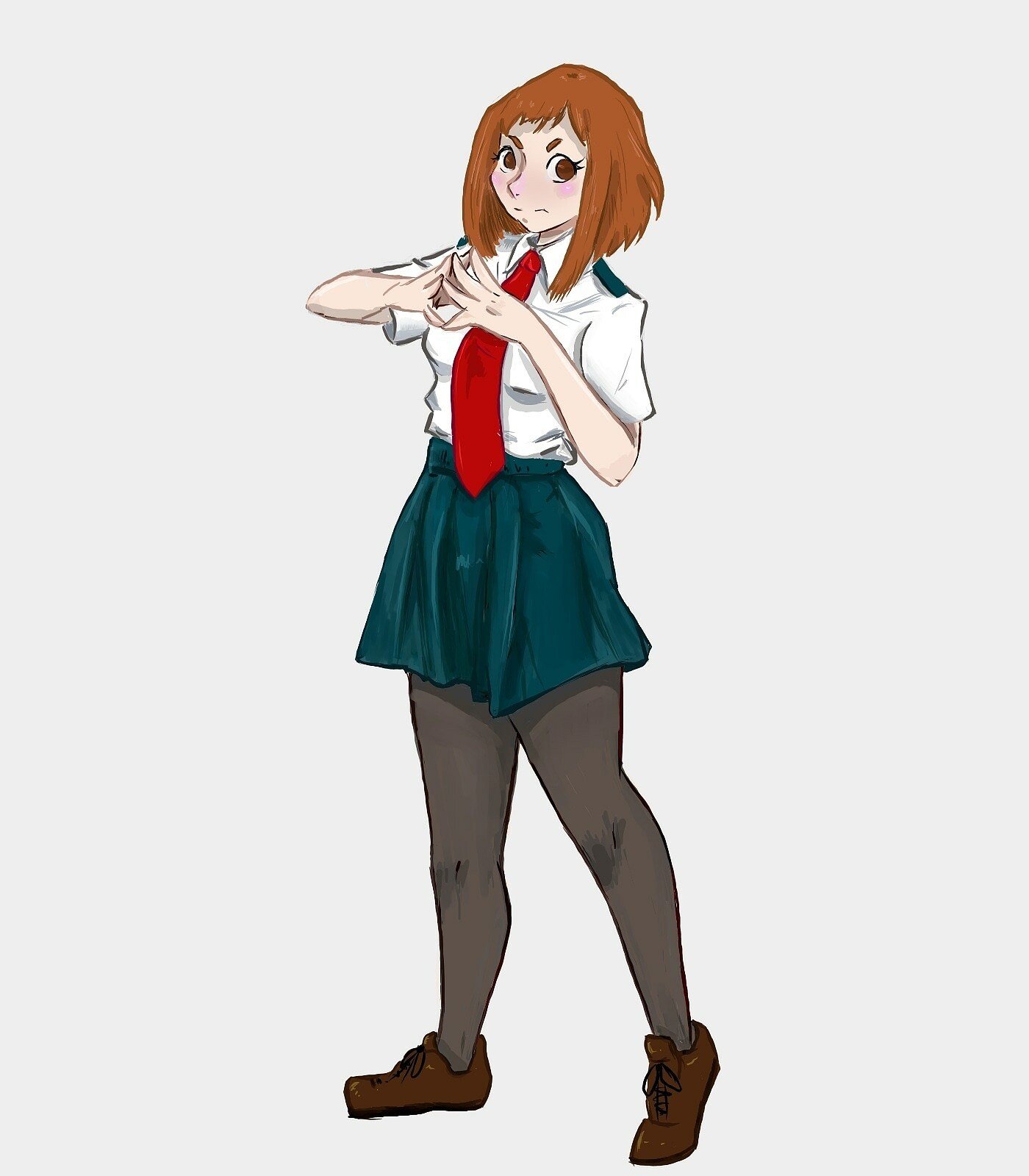 ArtStation - Ochaco fanart