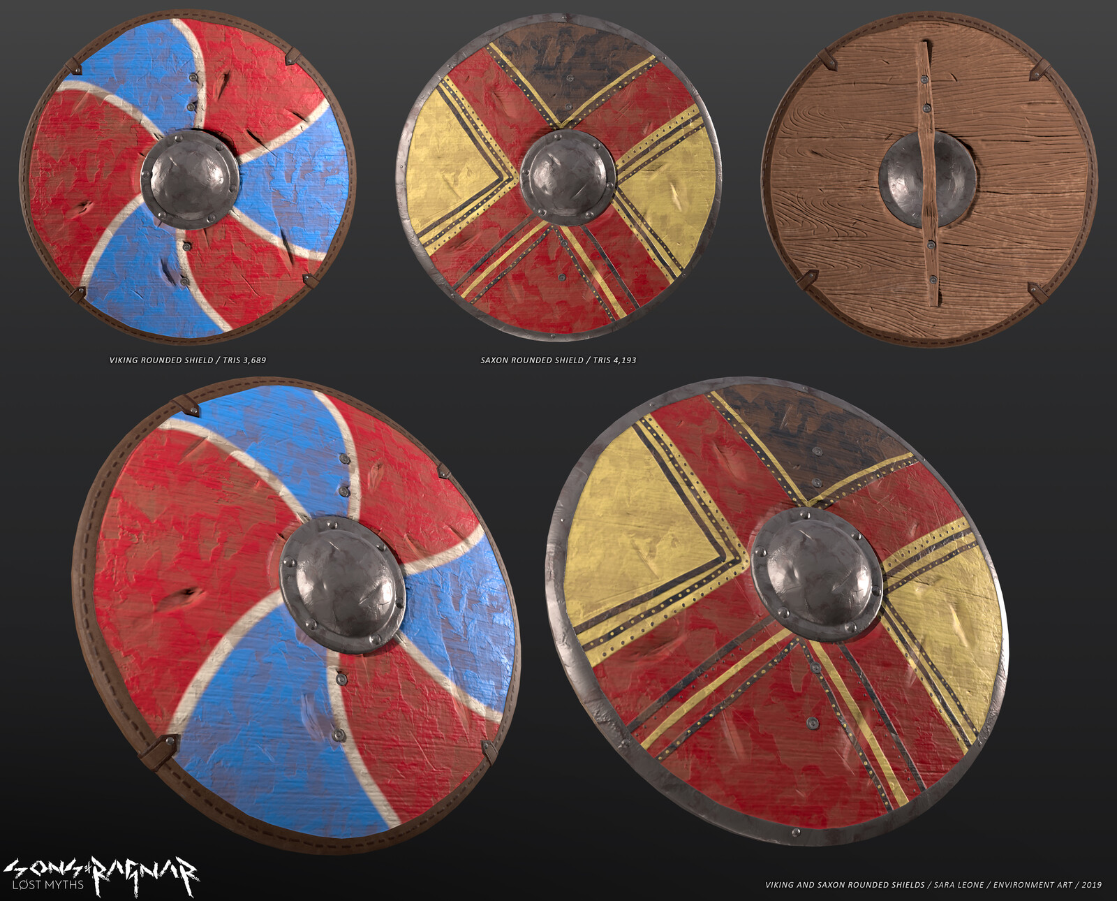 Sara Leone - Viking and Saxon Rounded Shields