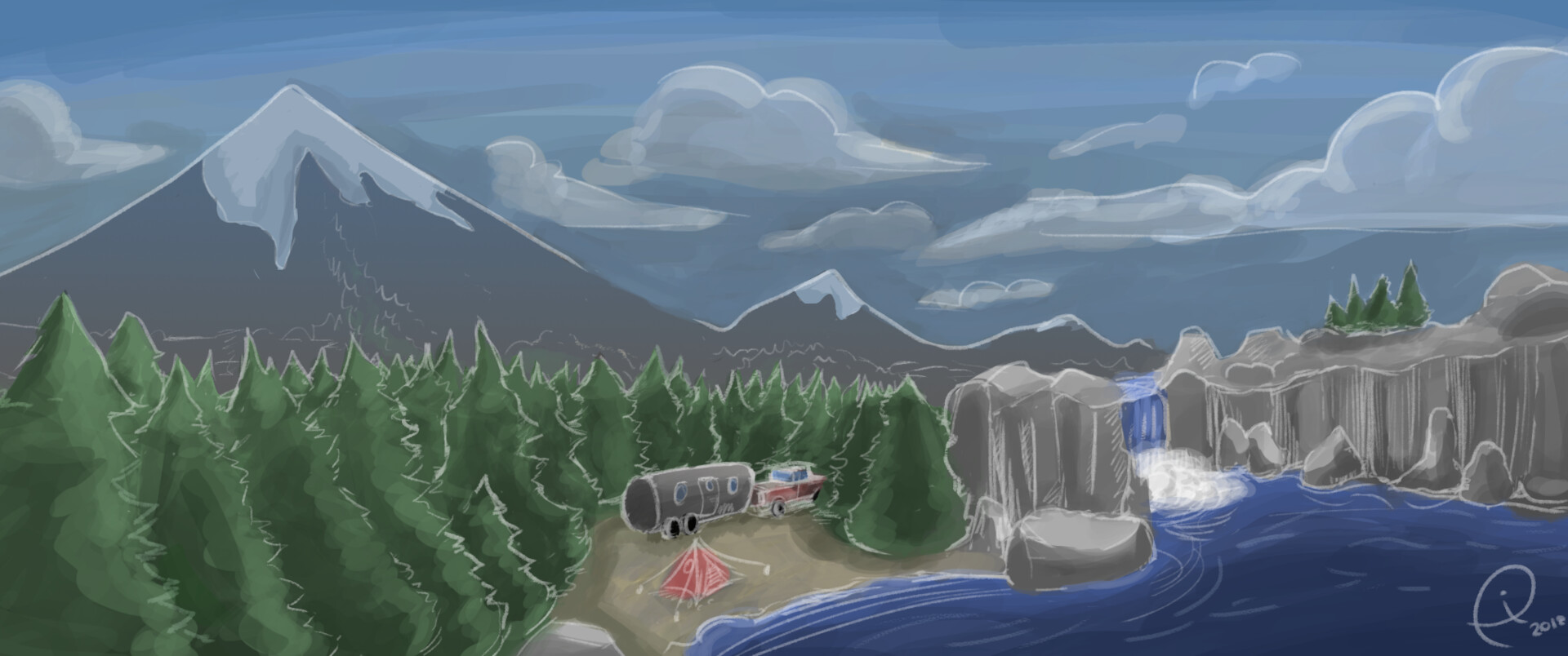 ArtStation - Forest Cove