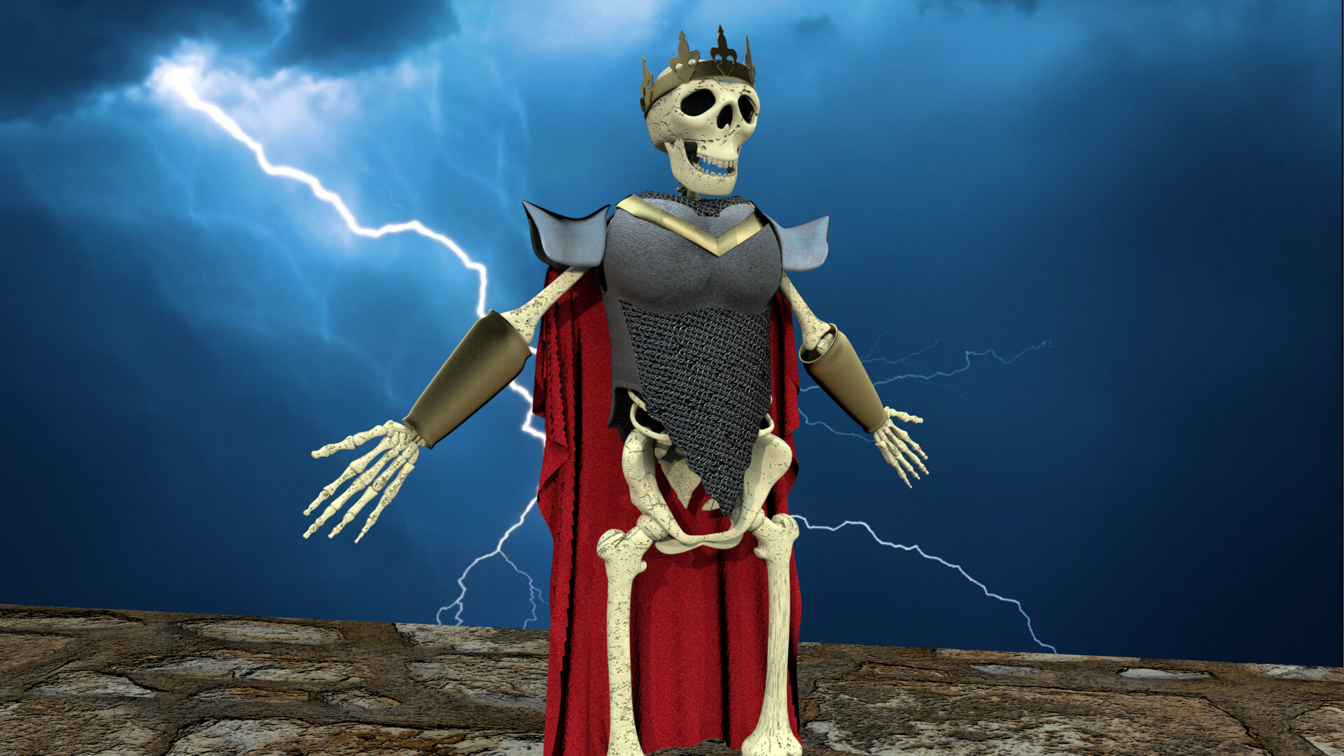 ArtStation - skeleton king