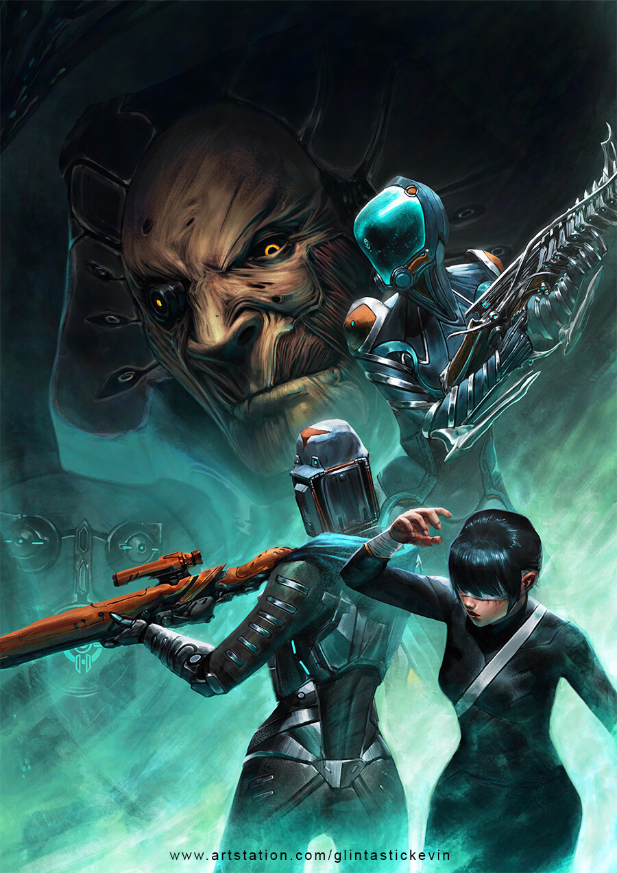Kevin Glint Studios - Official Warframe Comic Covers