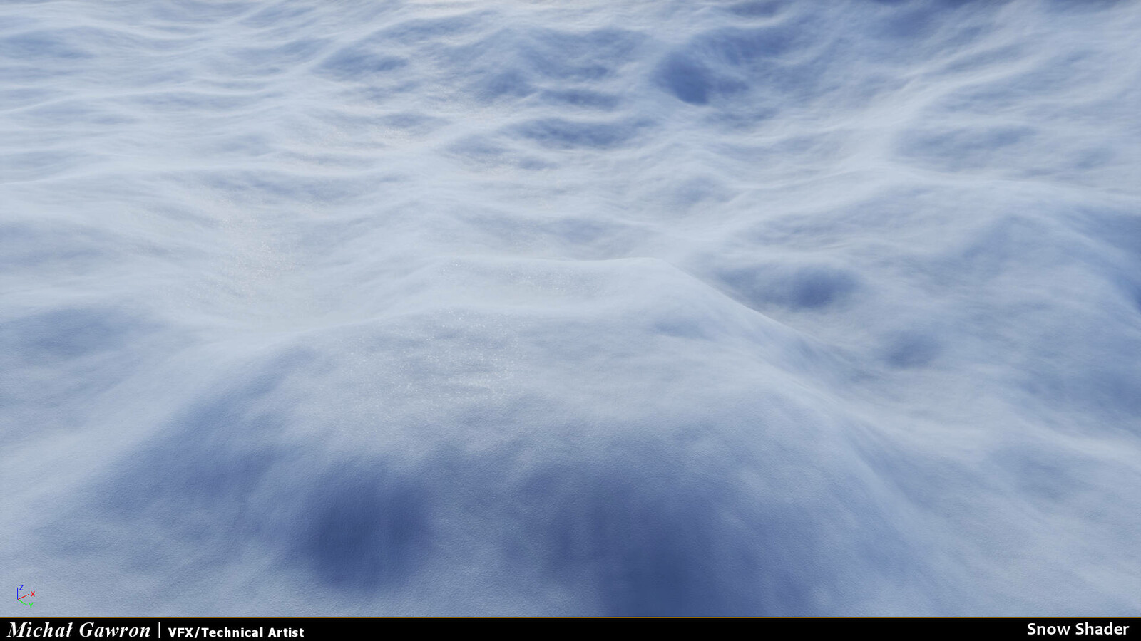 Michał Gawron - [UE4] Interactive Snow Shader