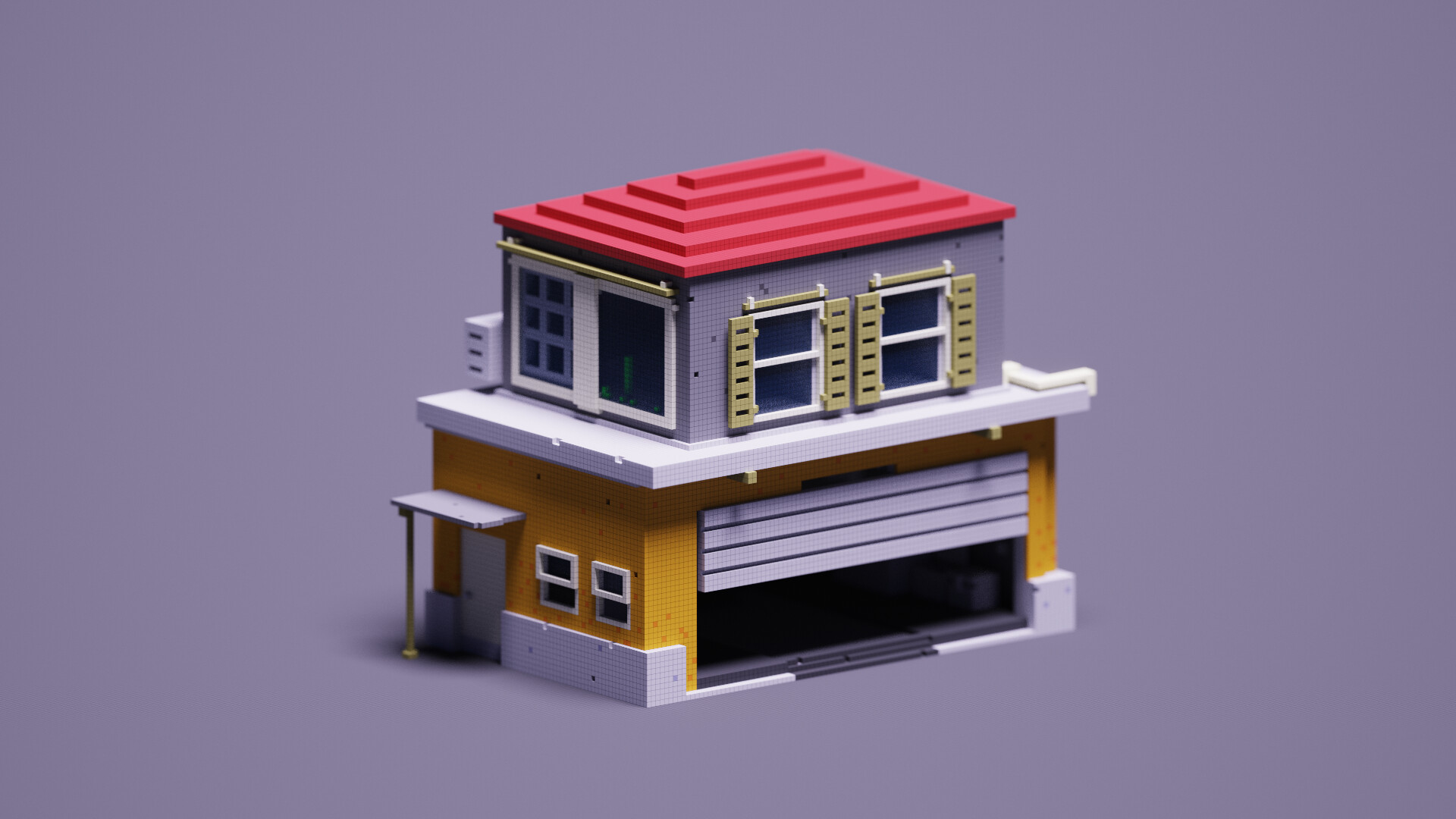 ArtStation - simple voxel house