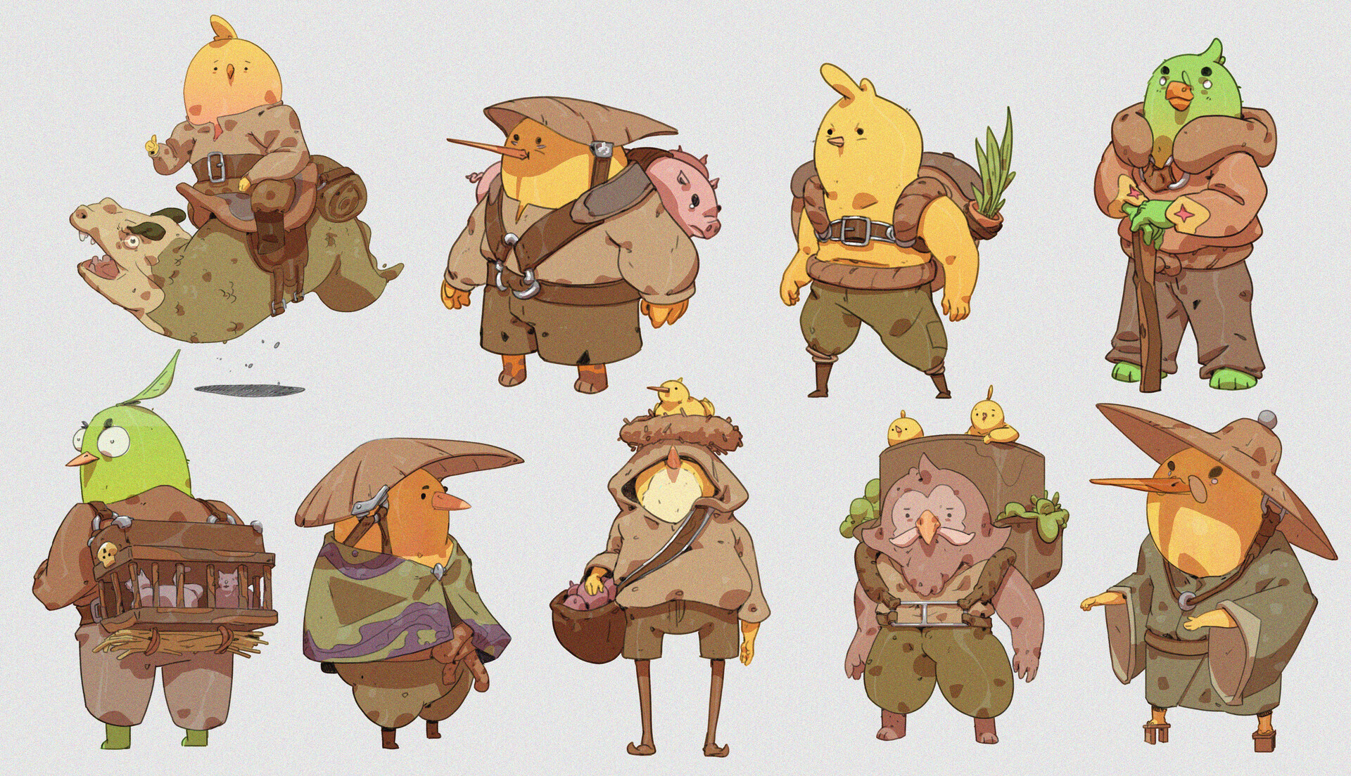 ArtStation - All the chickens