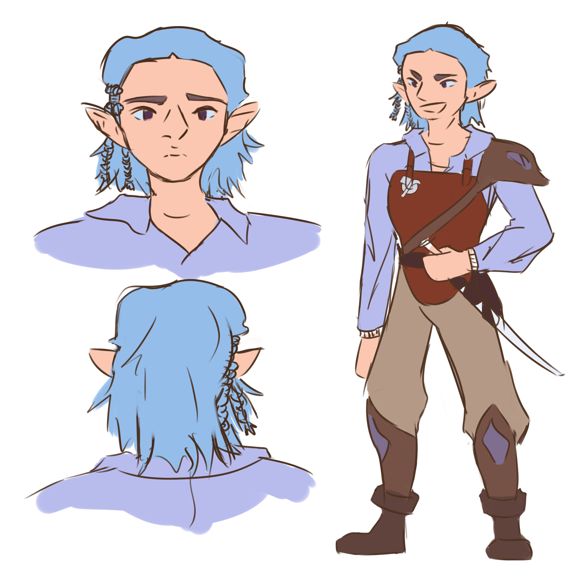 ArtStation - Character Reference Sheet