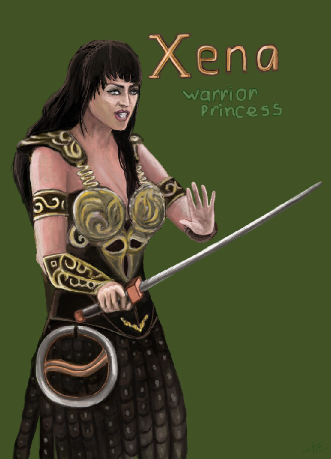 ArtStation - Xena: warrior princess