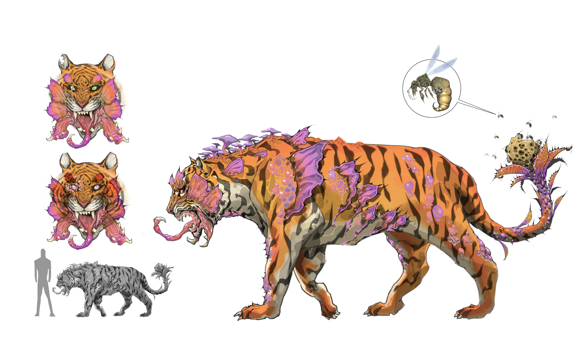 ArtStation - Infected tiger