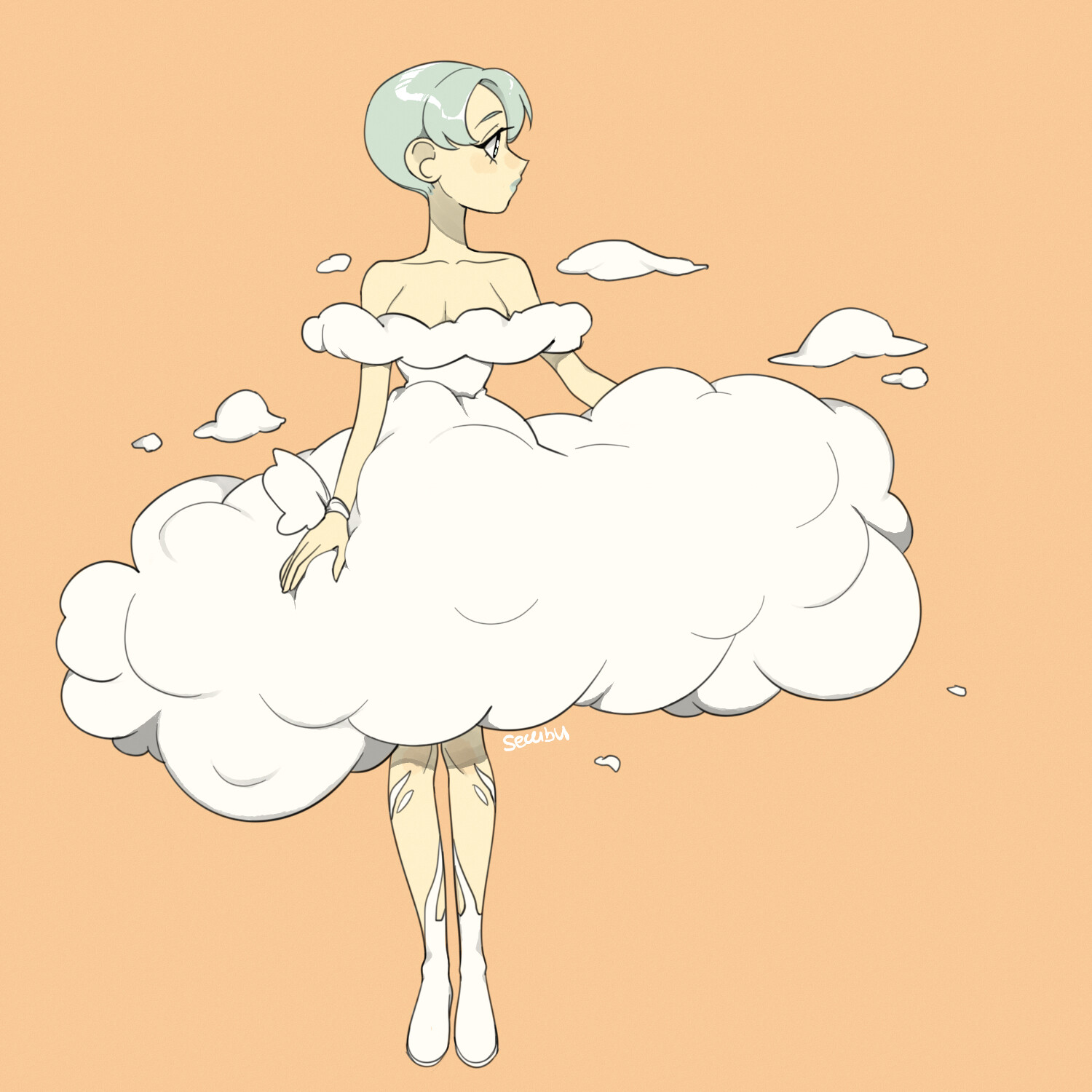 ArtStation - Cloud Girl