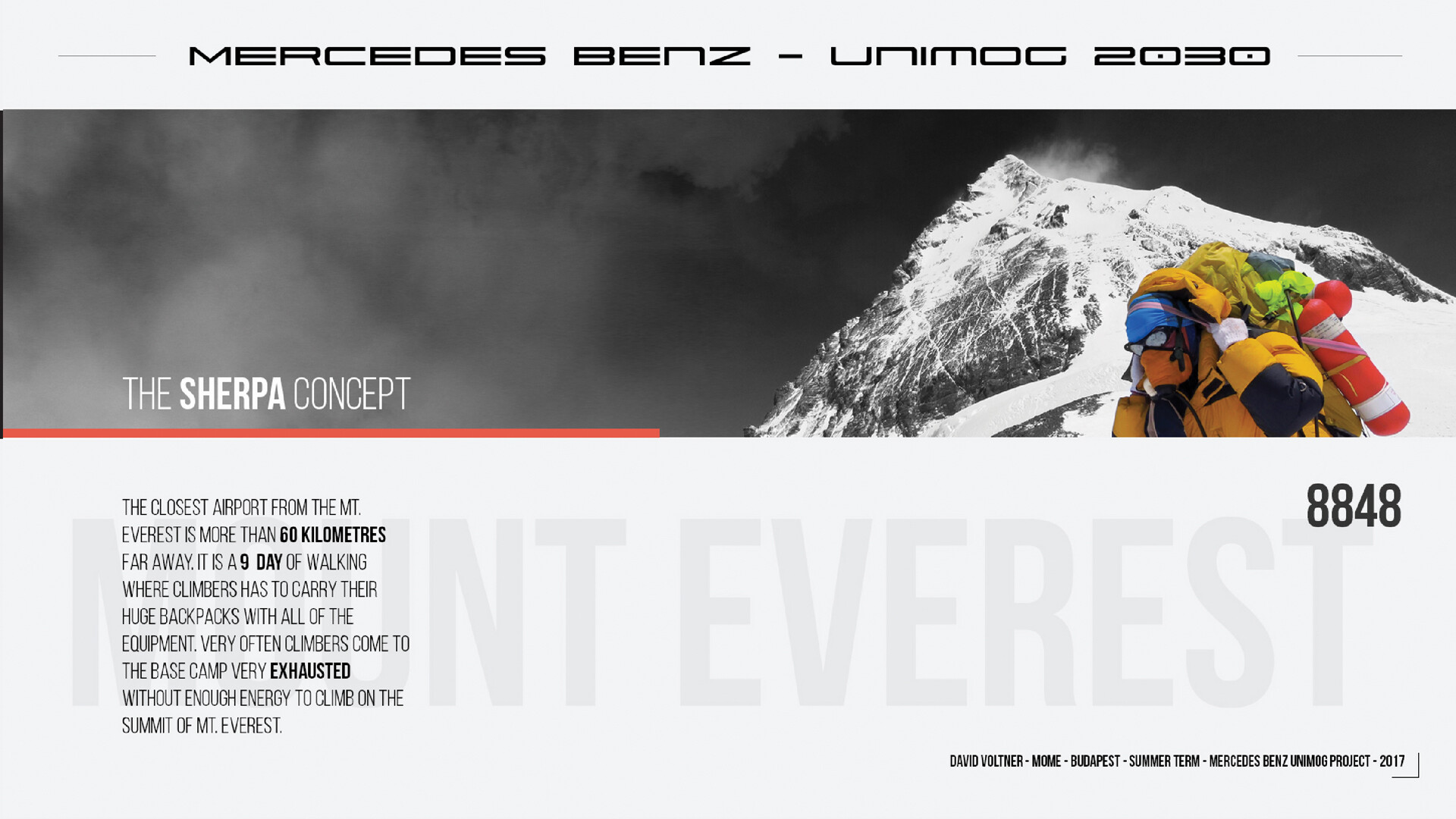 David Voltner - Mercedes-Benz UNIMOG sherpa