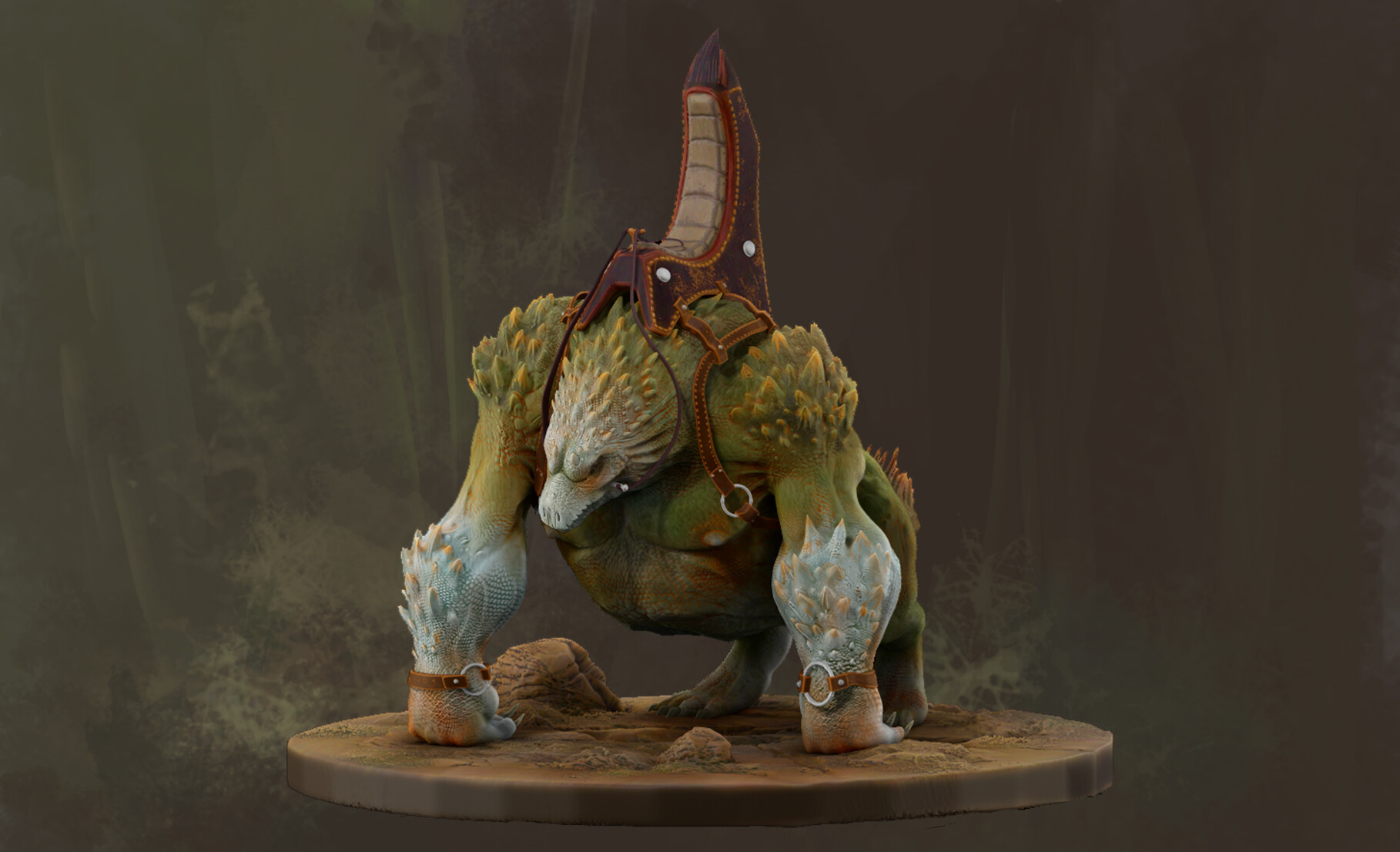 ArtStation - Gorilla lizard