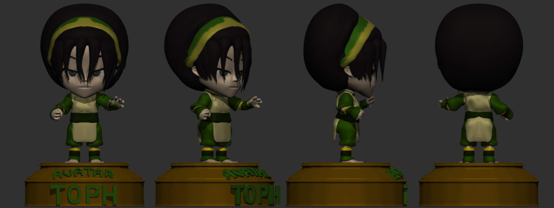 Darkchall Lawrence - Toph Bedong Chibi
