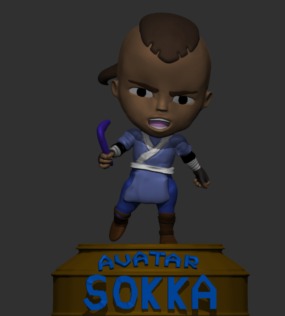 ArtStation - Sokka chibi style