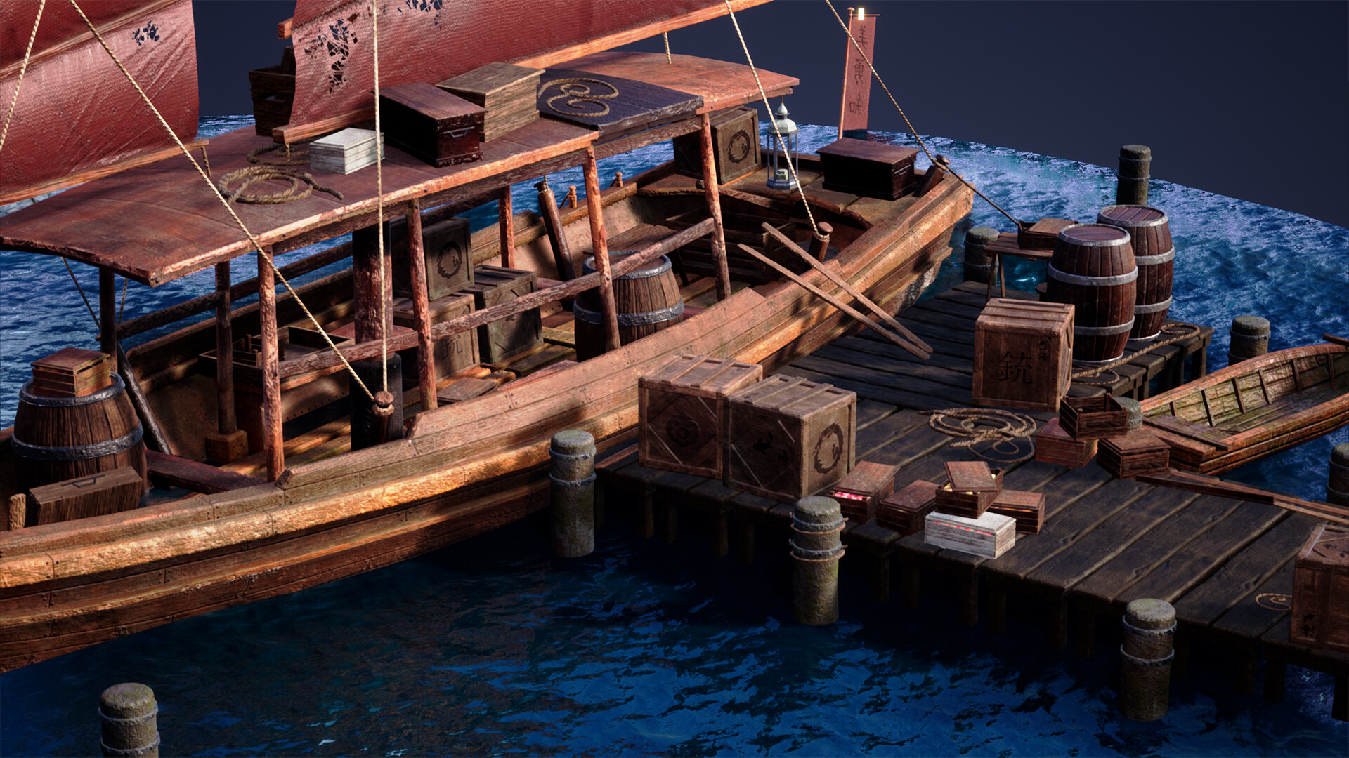 Benjamin Stefanyszyn - Japanese Junk Ship Asset