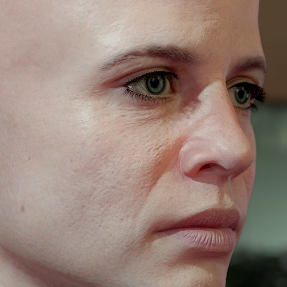 Stephan Plotnicov - 3d model Sarah Connor Linda Hamilton