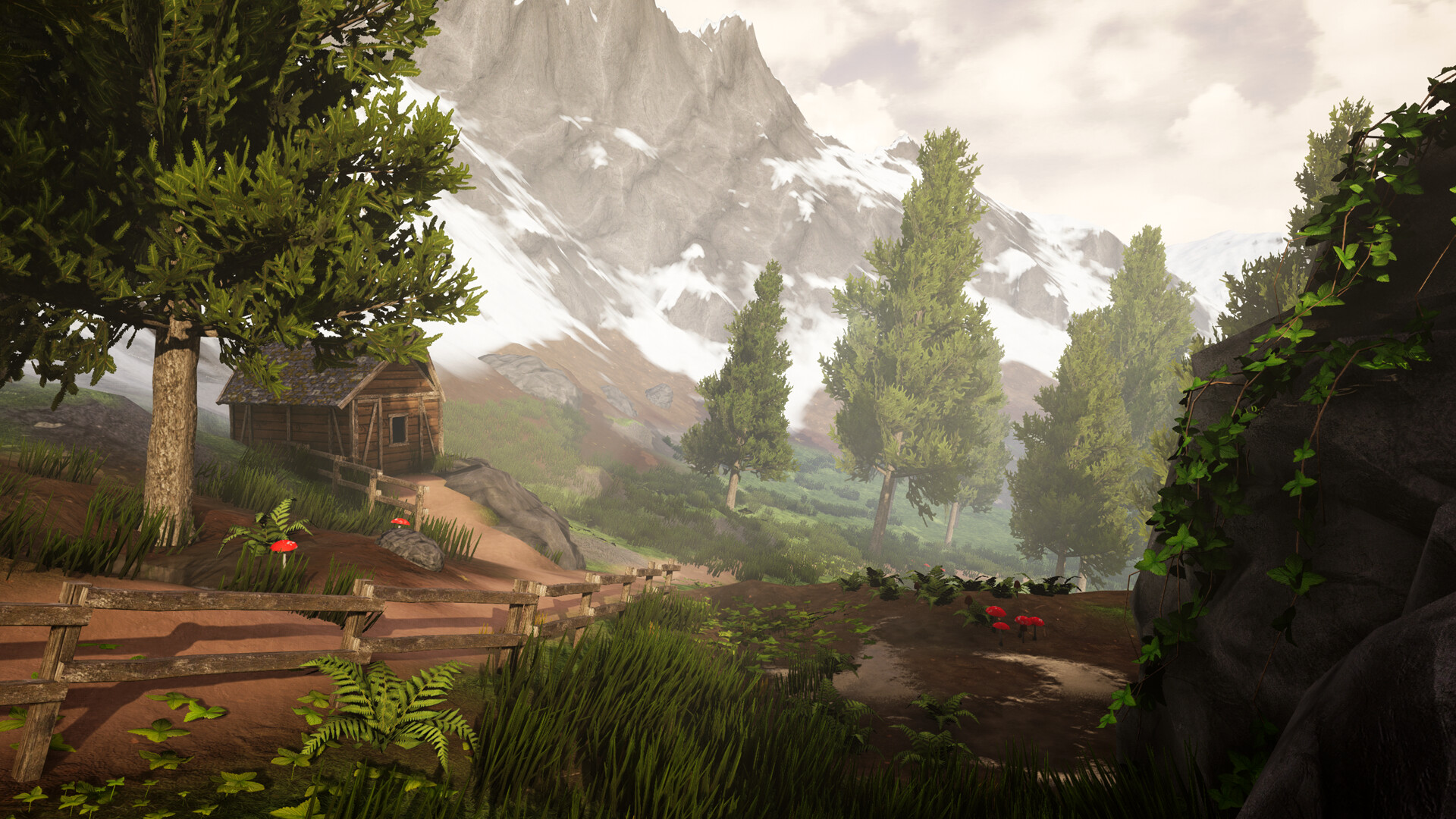 ArtStation - [UE4] Foot of the mountain