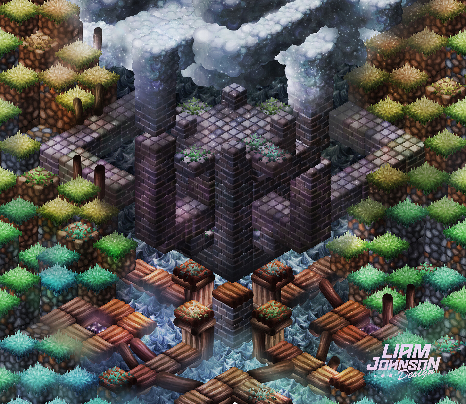 ArtStation - Under the Misty Monasteries