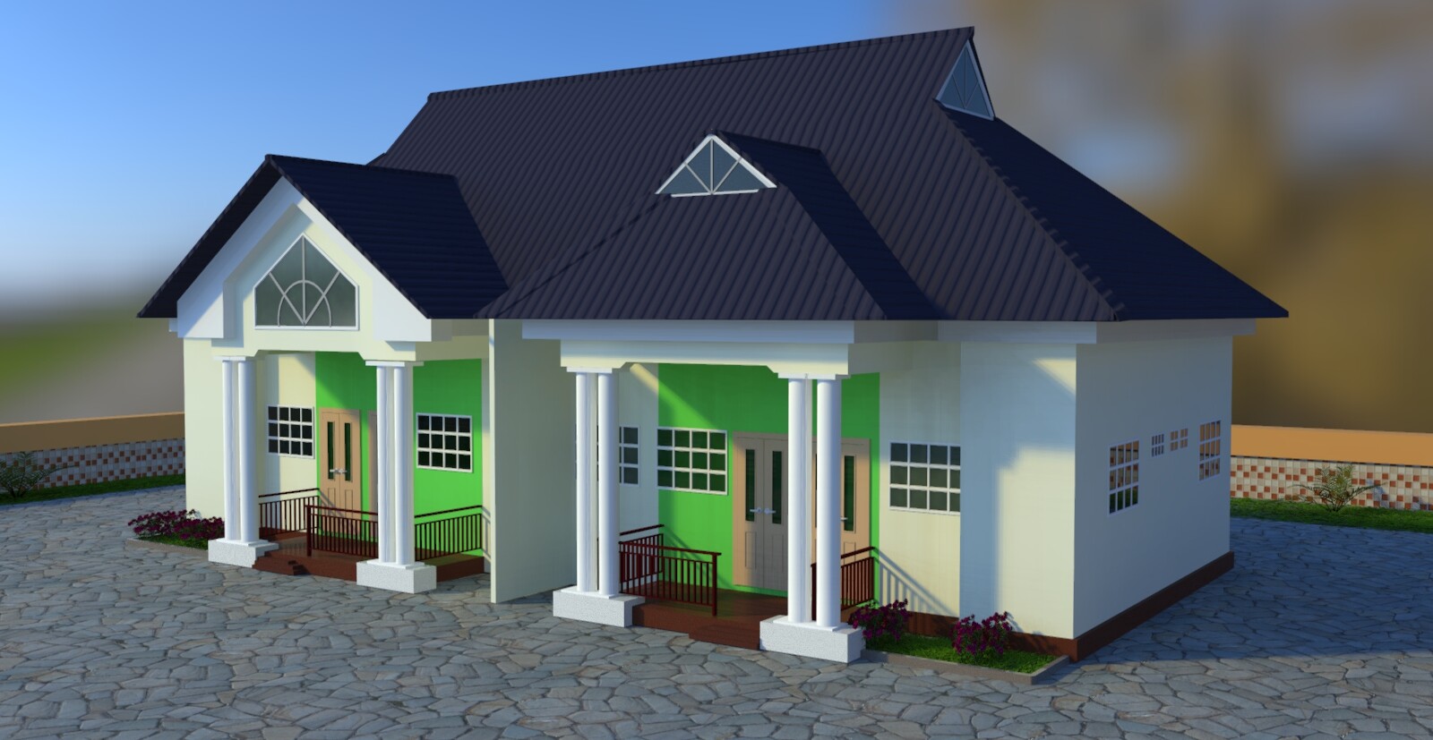 Gideon Boampong - 3D buildings