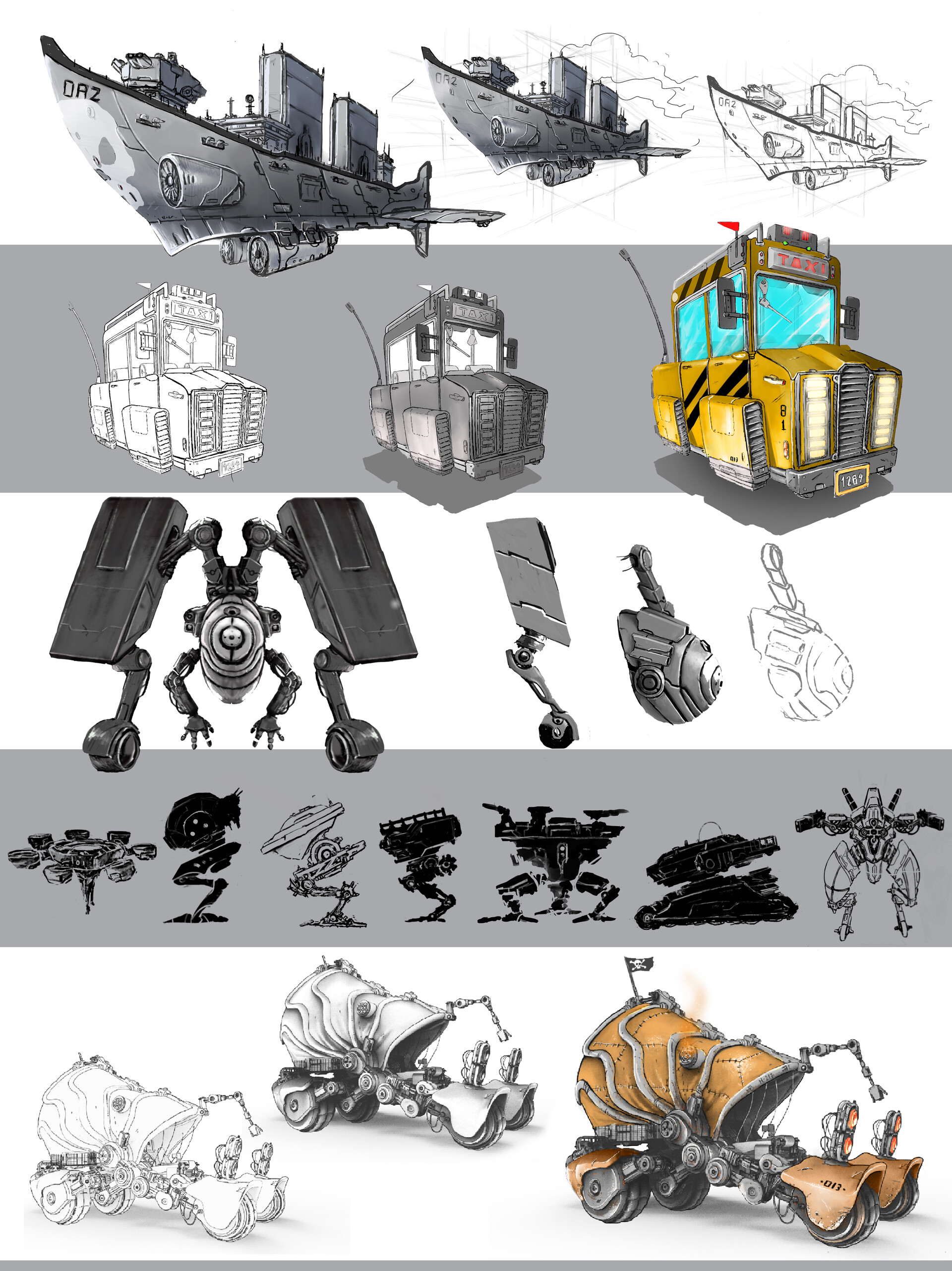 ArtStation - Sketches machines
