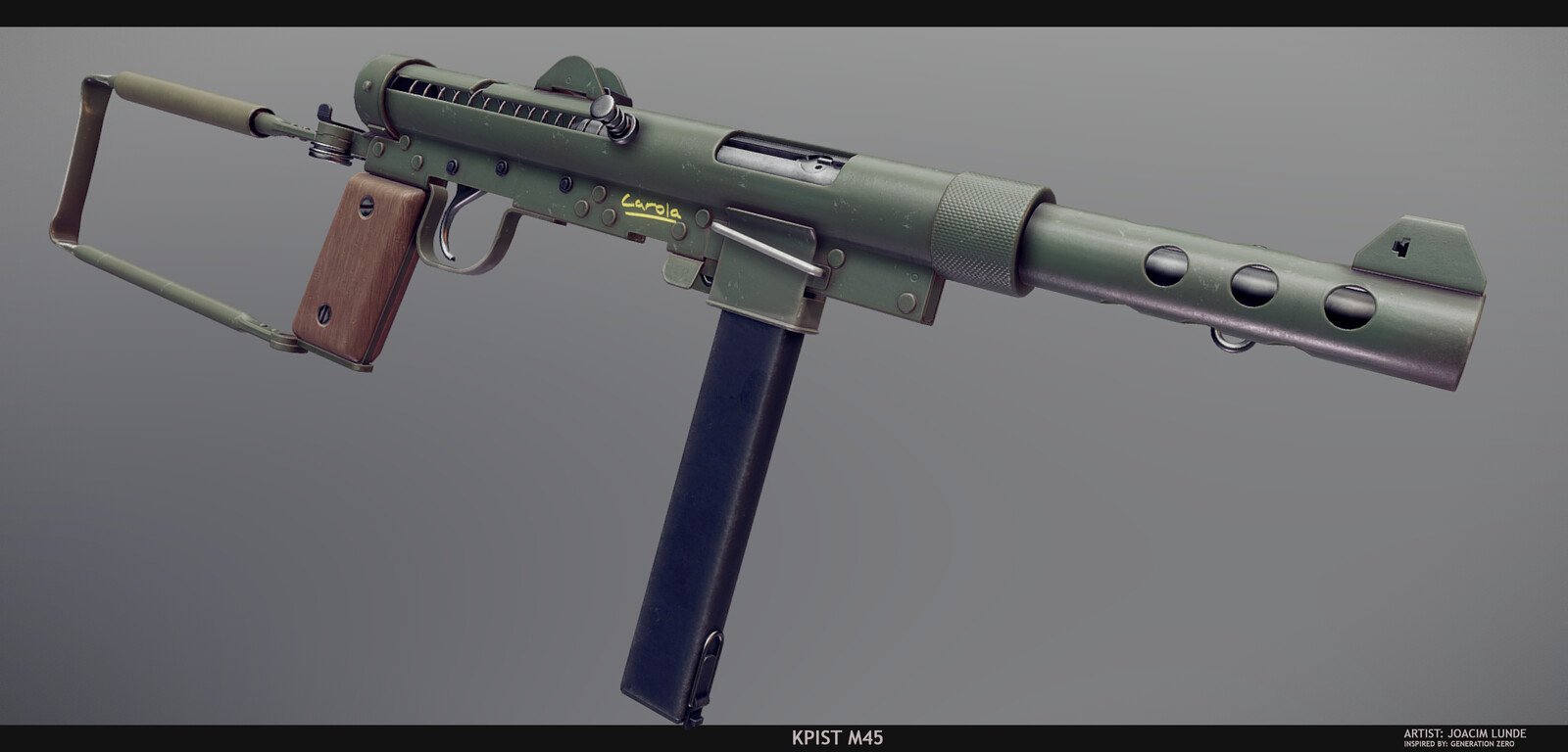 Joacim Lunde - Kpist M45 (Carl Gustav M45 / Swedish K)