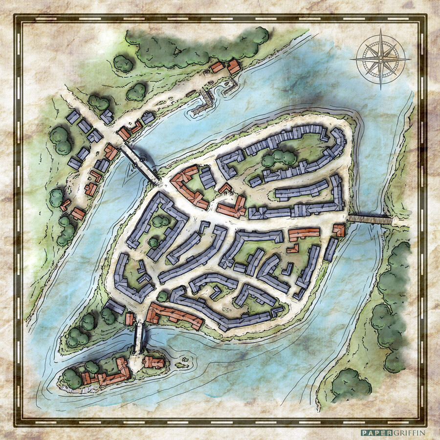 ArtStation - Island Town