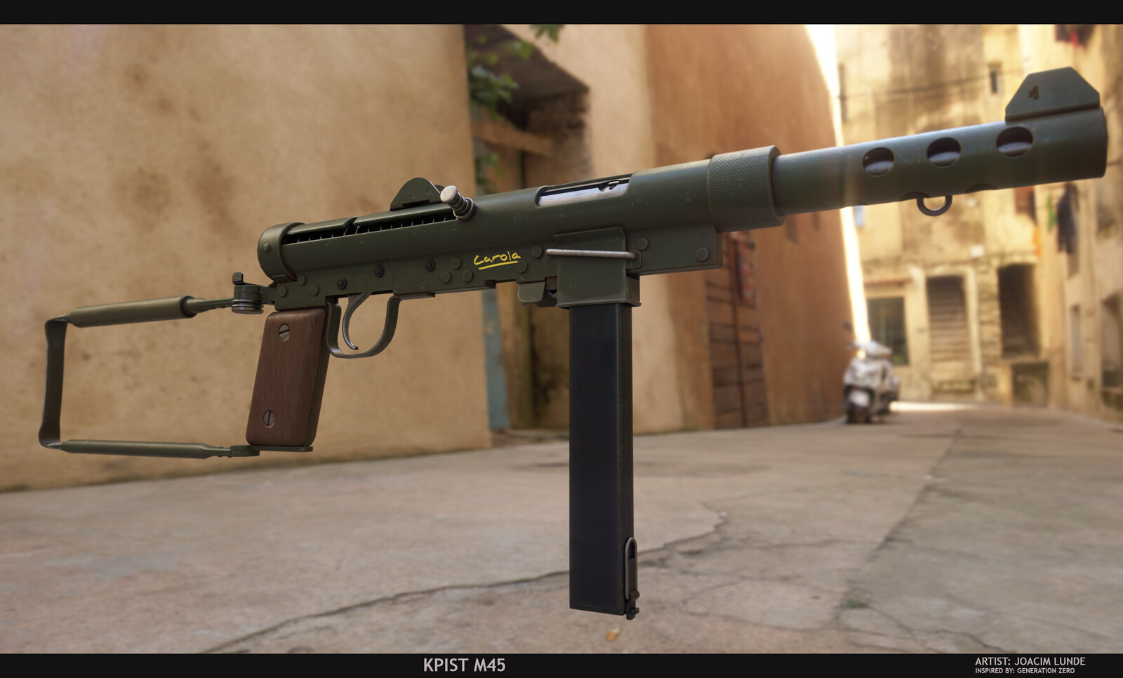 Joacim Lunde - Kpist M45 (Carl Gustav M45 / Swedish K)
