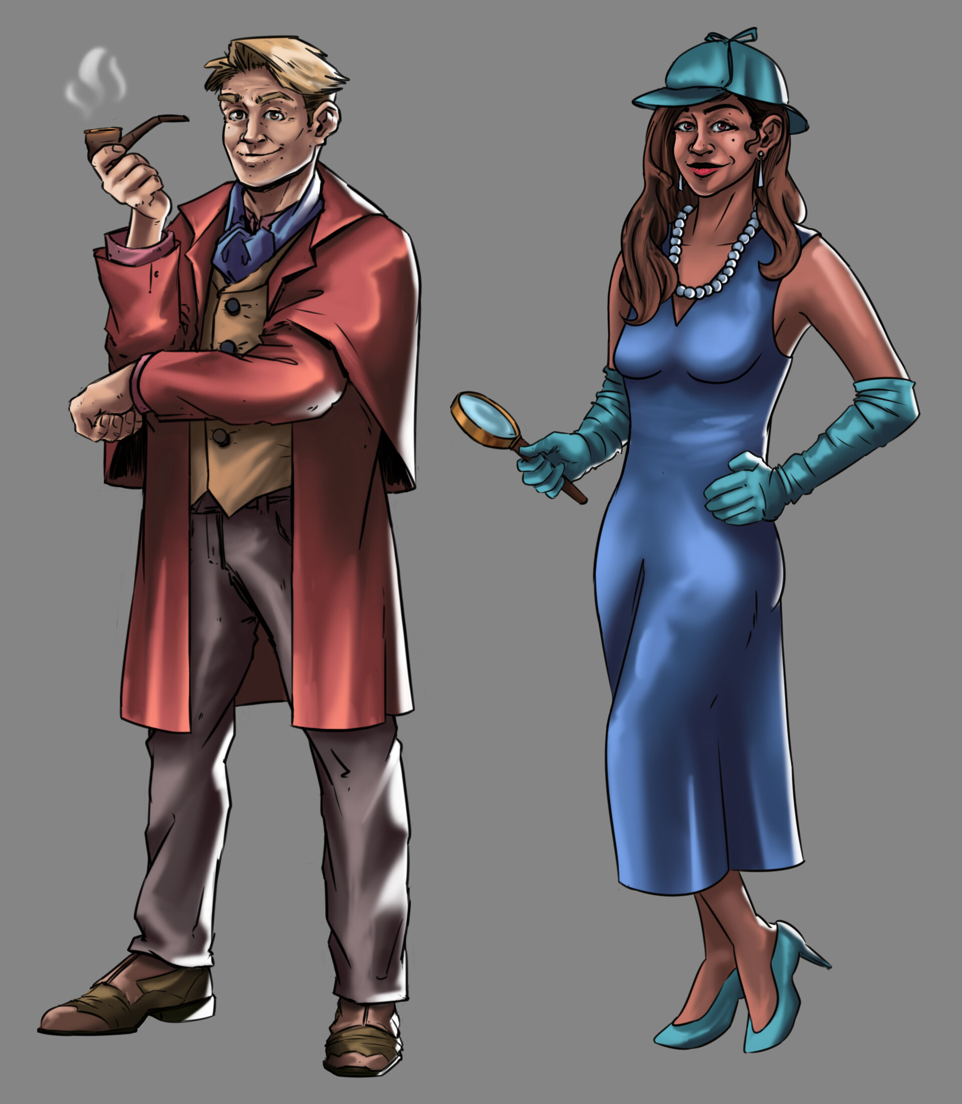 Bianca Targão - Detectives Character Concept
