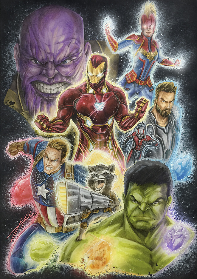ArtStation - Avengers end game