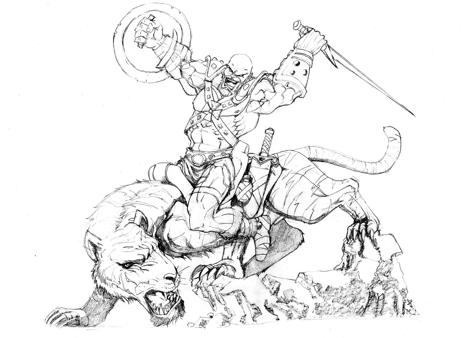 ArtStation - Versão do He-man por Samicler Gonçalves