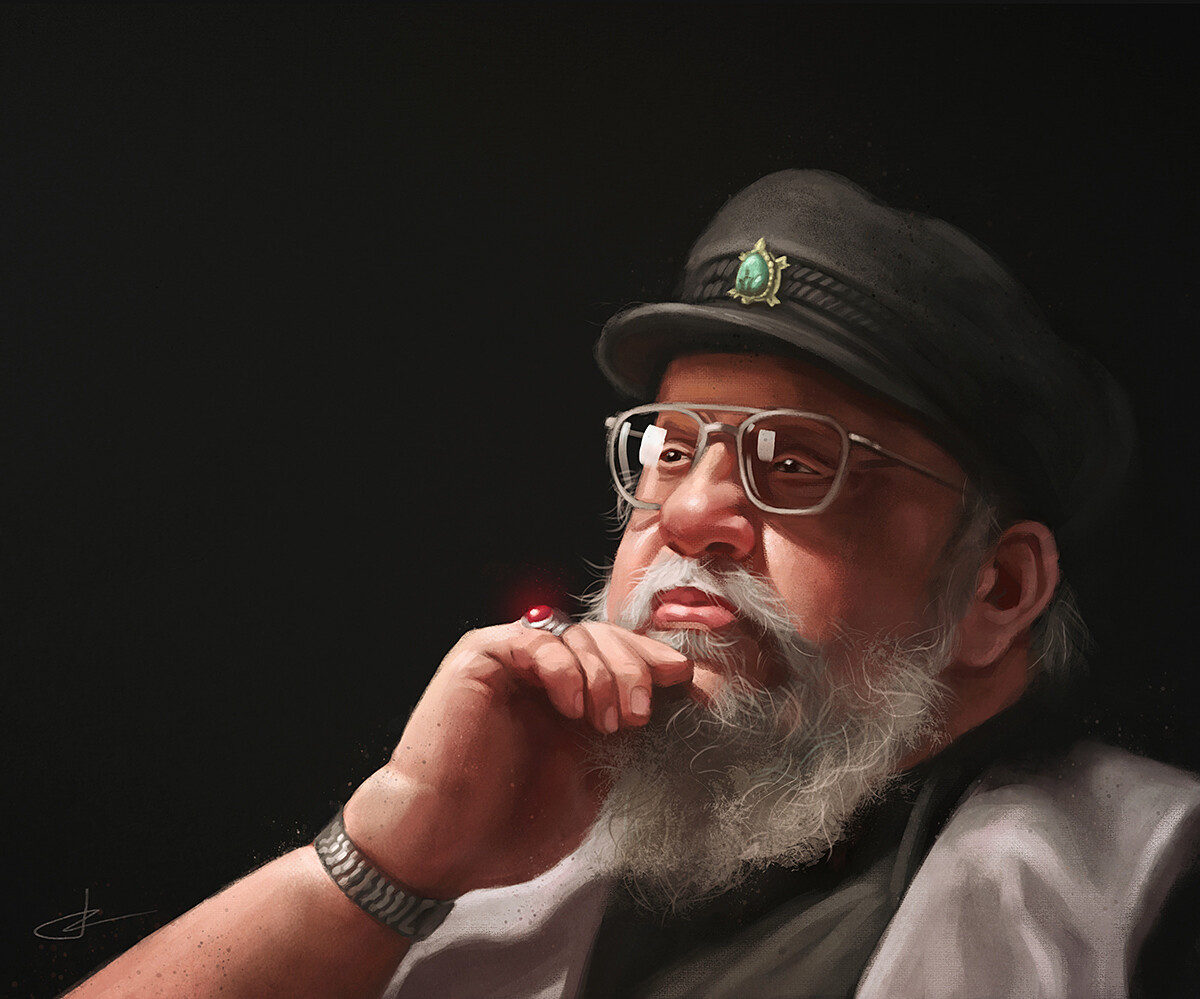 Ruben Megido - George R.R. Martin portrait