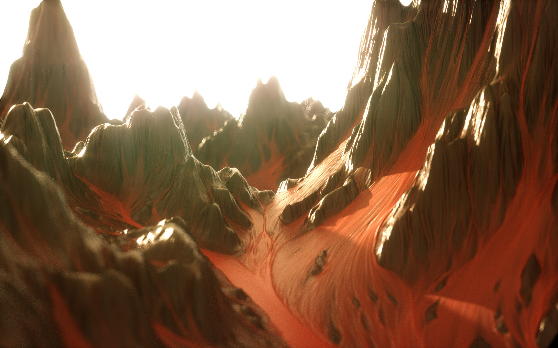 ArtStation - Stylized terrain (World Machine)