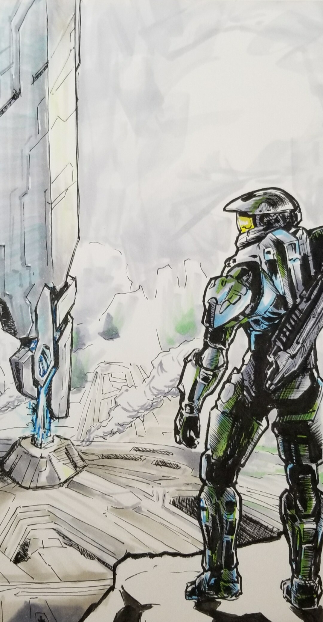 Brooding by Joshua-David Smith : r/ImaginaryHalo