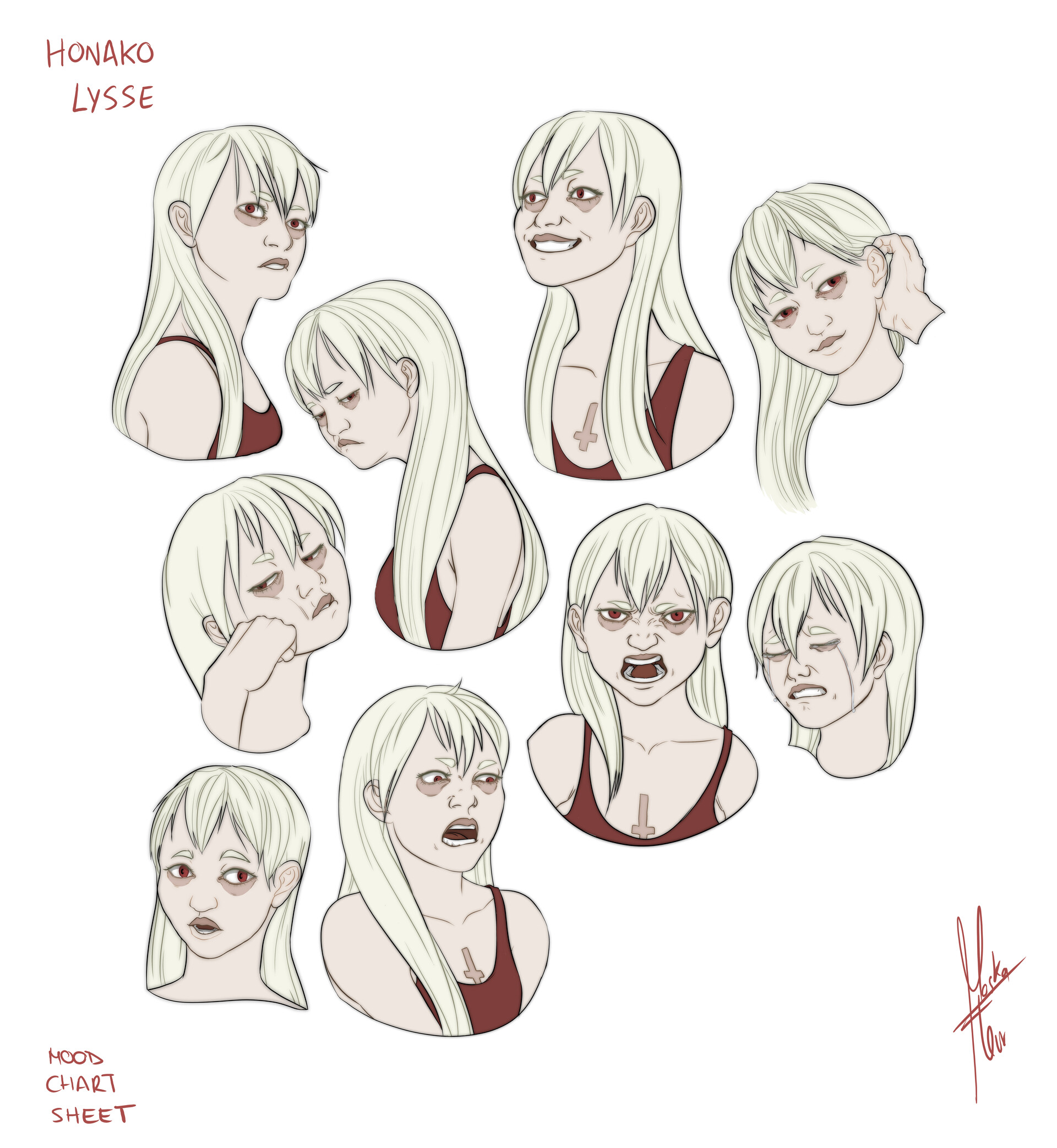 anime expressions chart