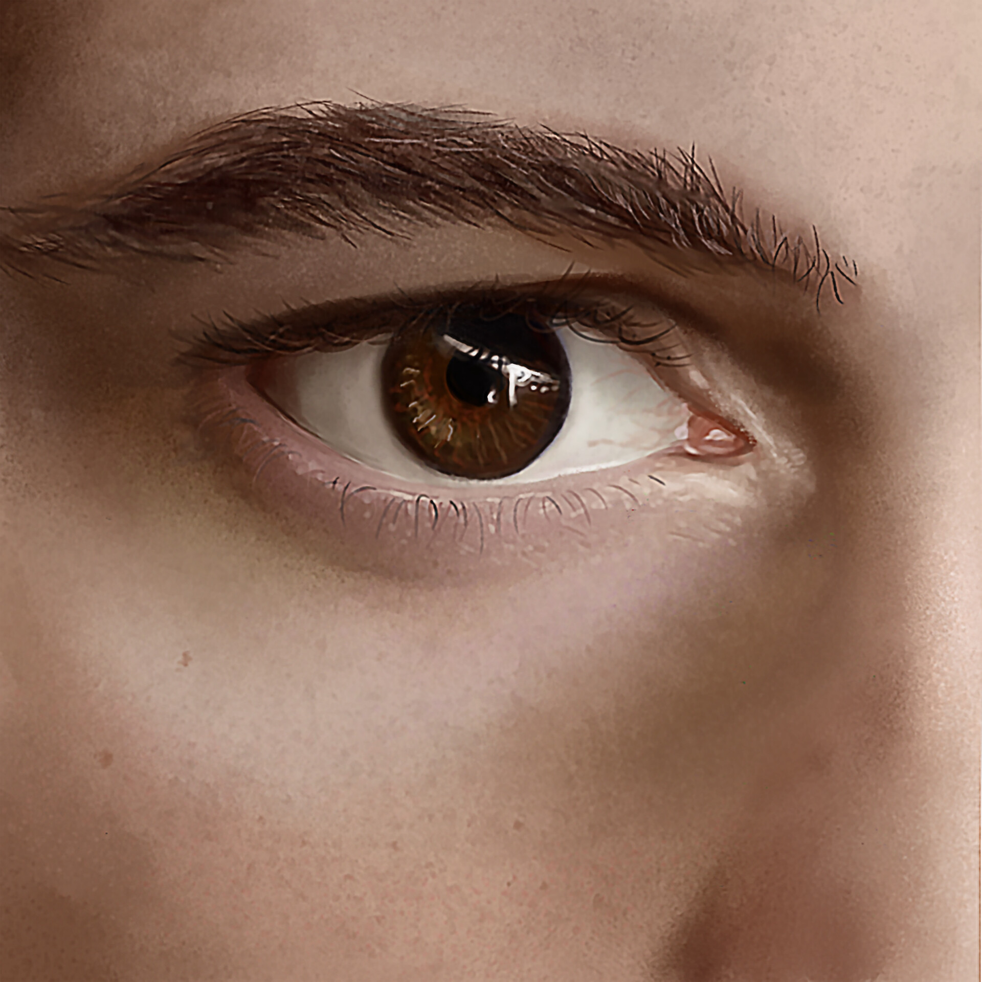 ArtStation - Eye Painting (Study)