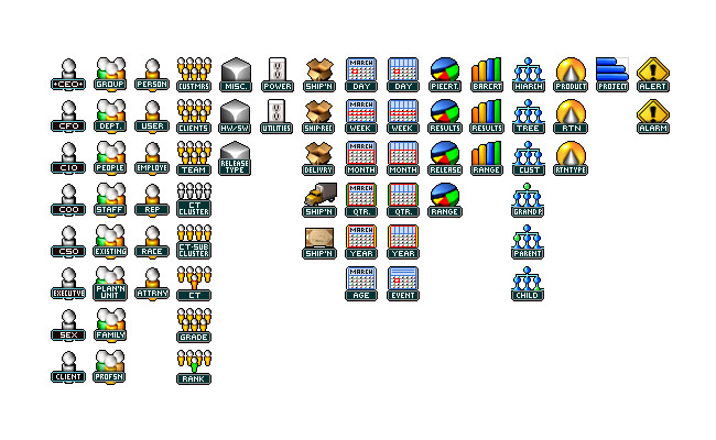 ArtStation - CO Icons 8-bit Style