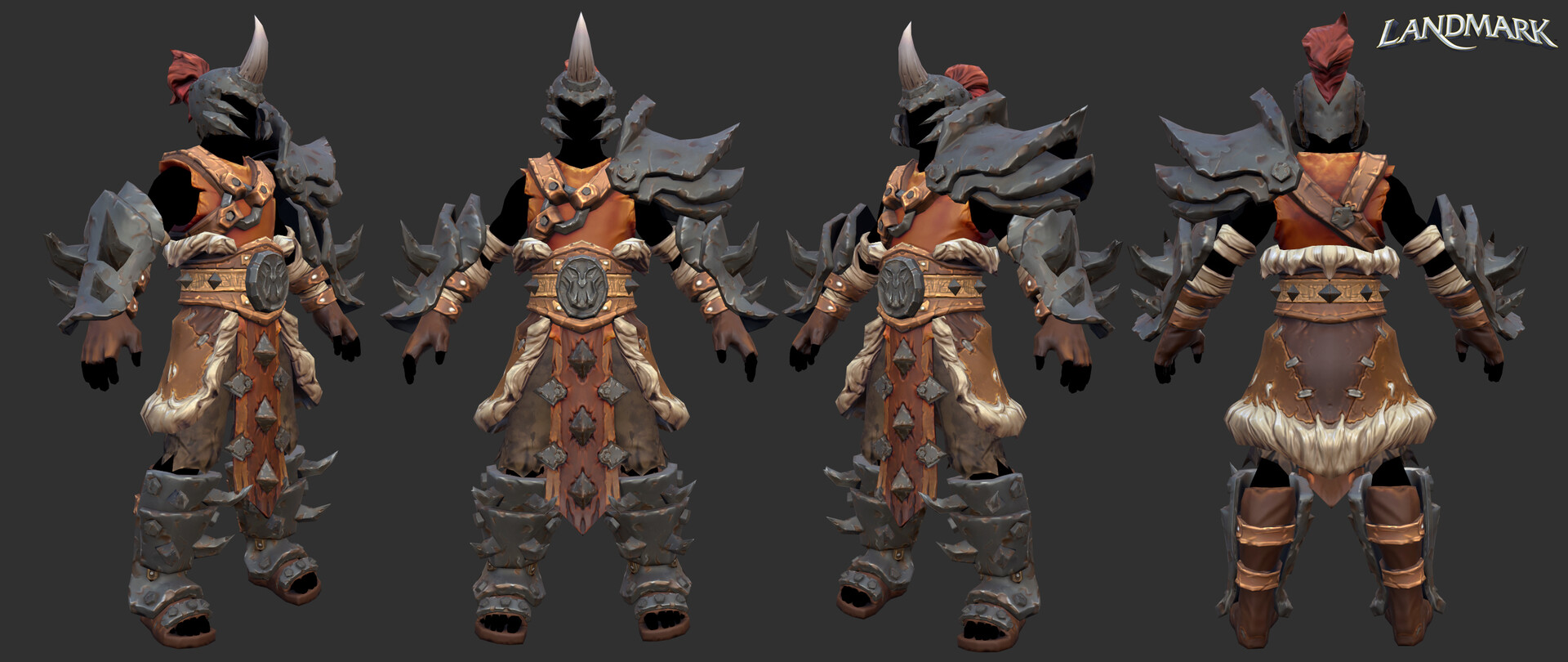 ArtStation - Heavy Orc Armor, Kobold Caster 1 & 2
