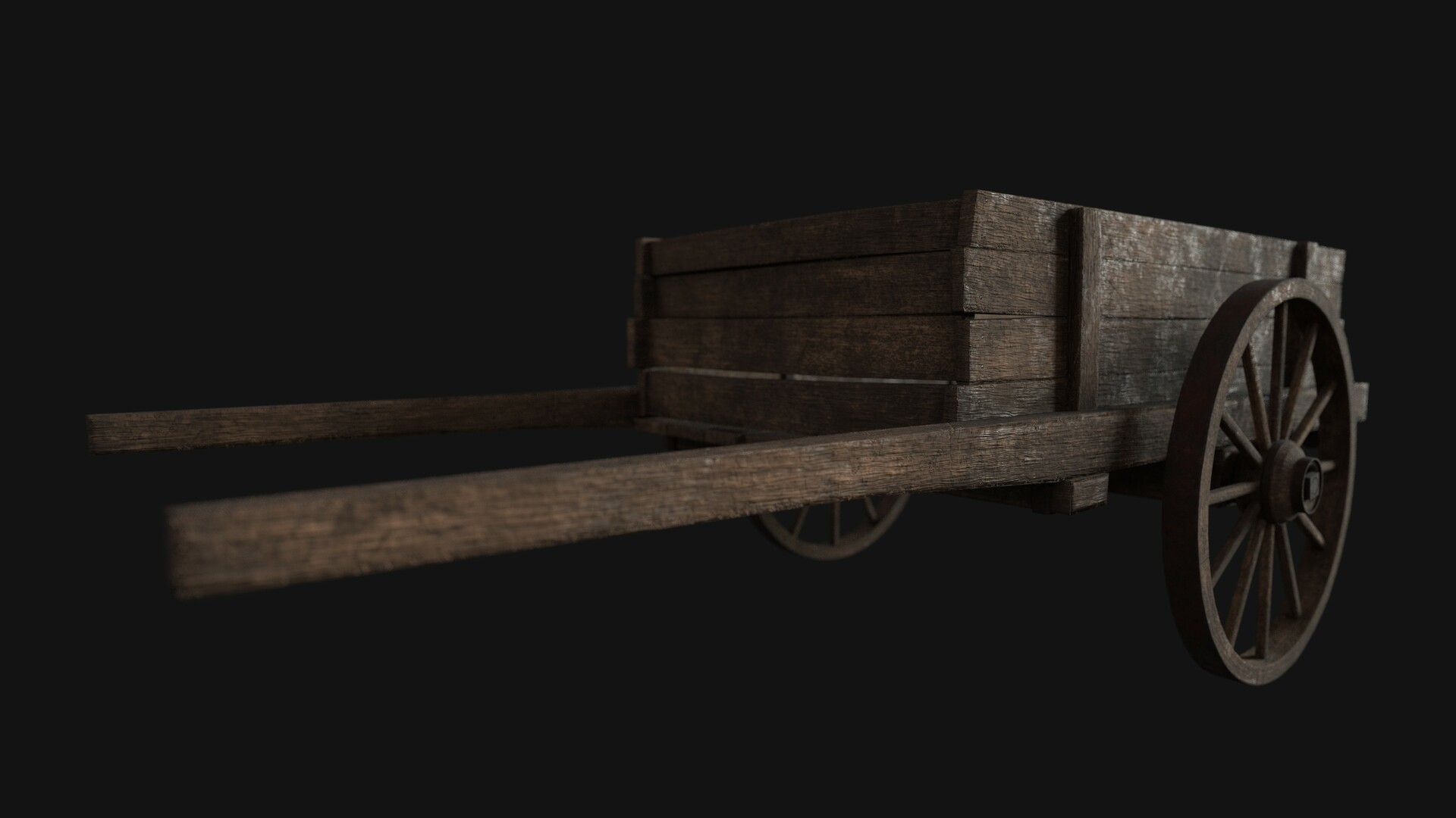 ArtStation - Wooden Cart Asset