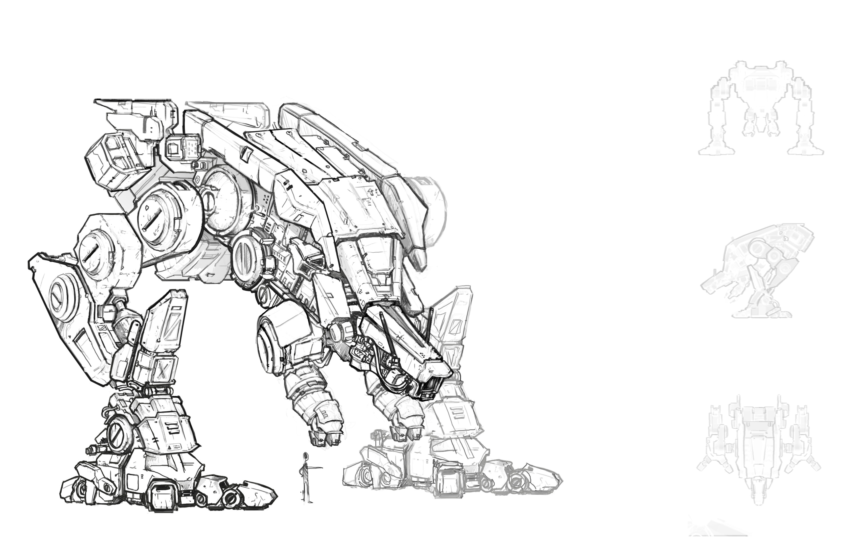 war robots coloring pages