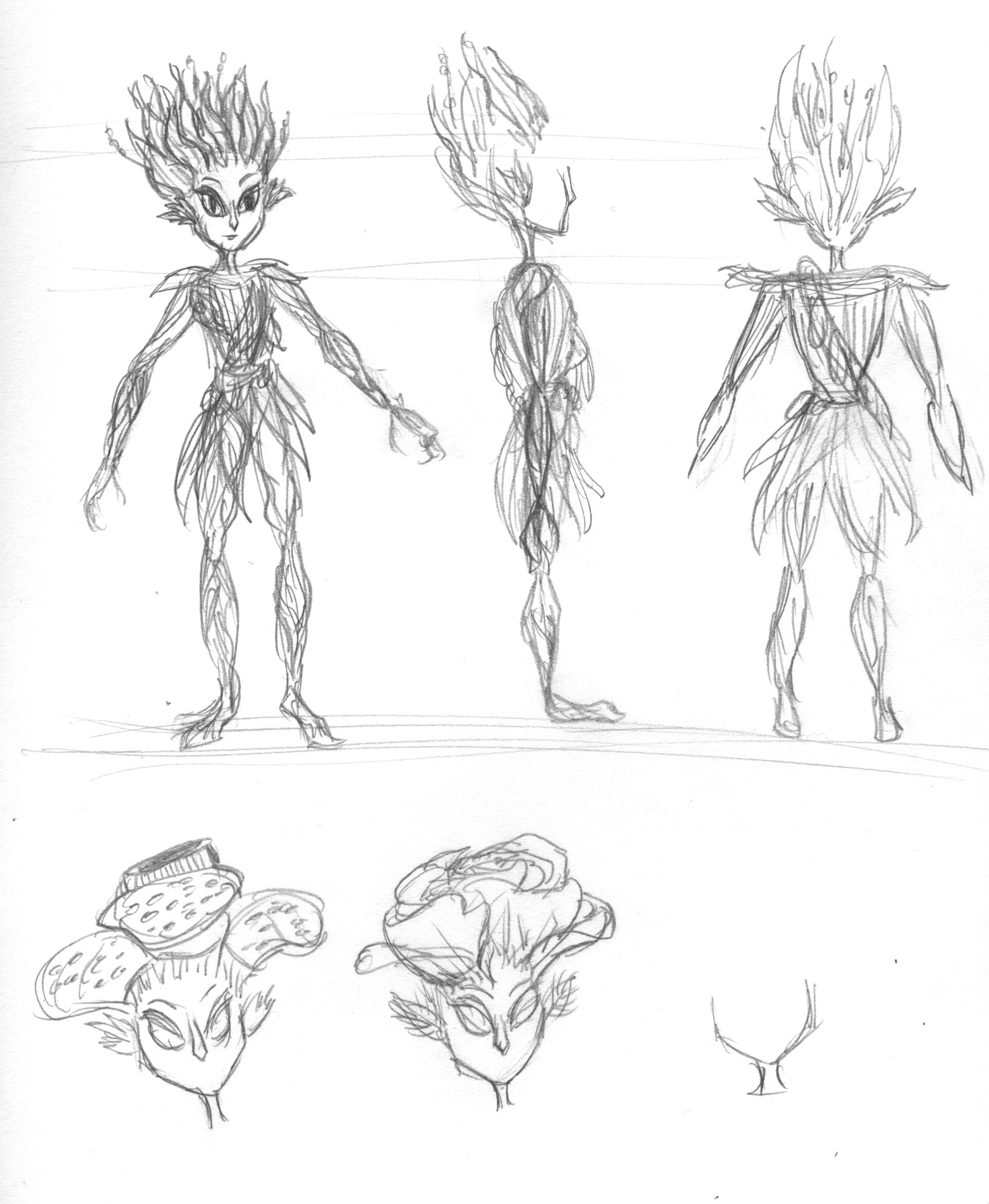 ArtStation - Flower Person Concepts