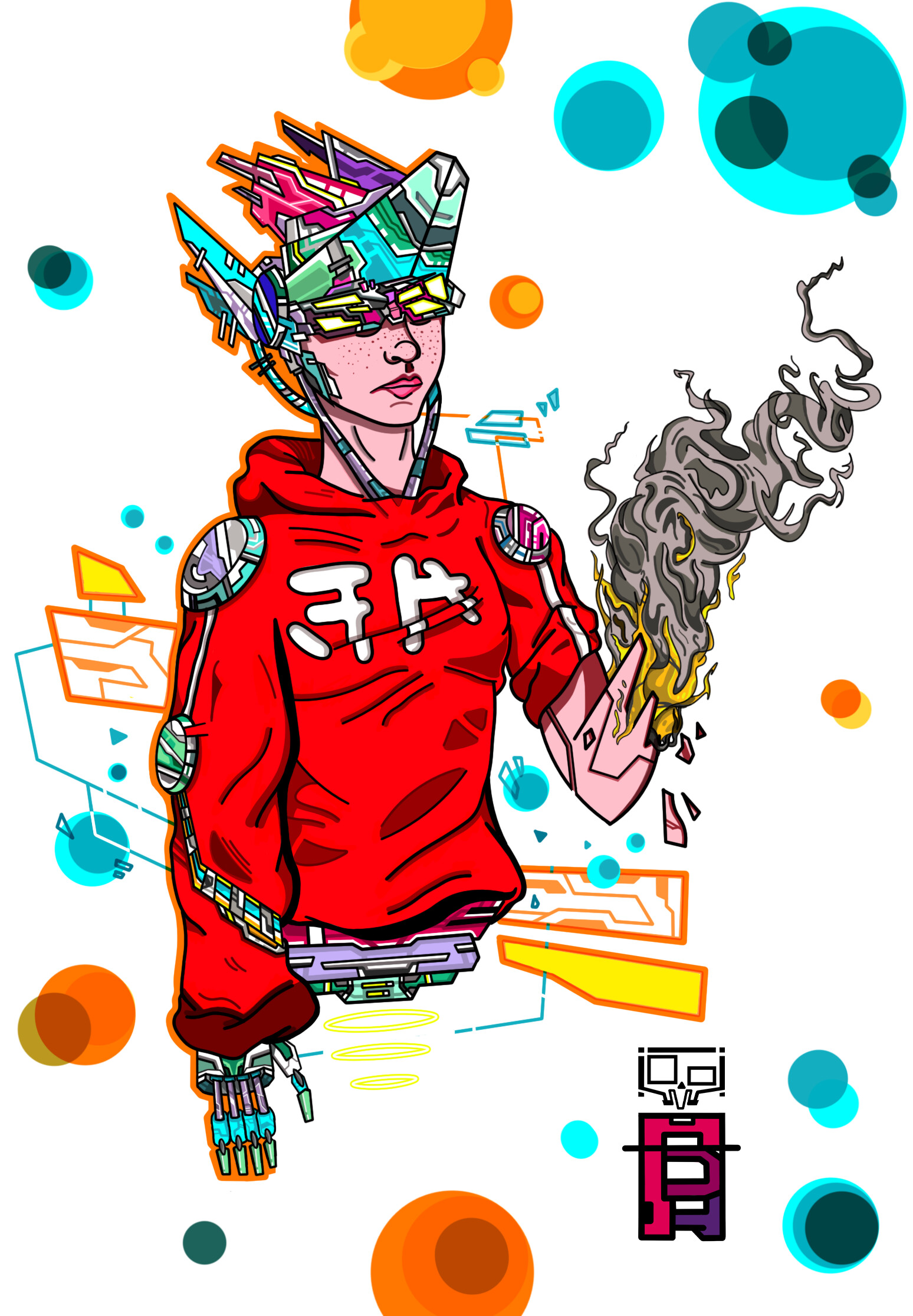 ArtStation - Cyber girl