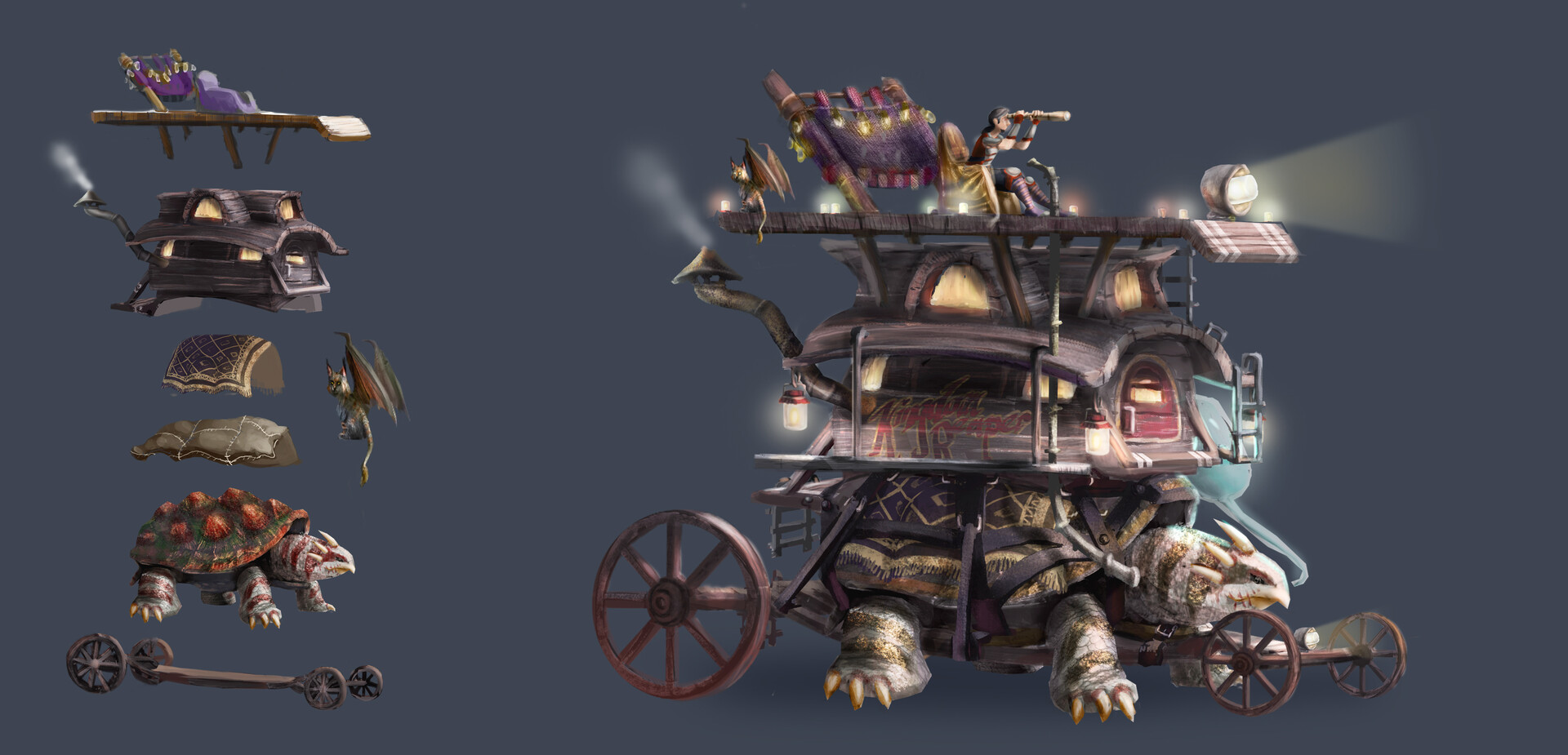 ArtStation - Kingdom Reaper Vehicle Design