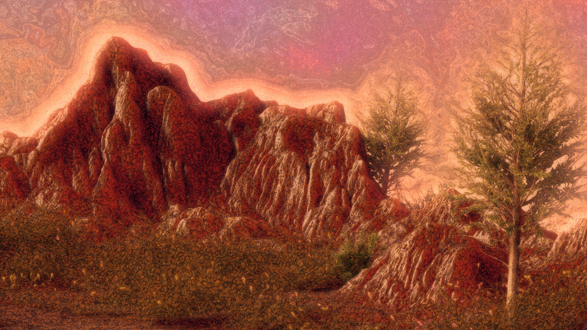 ArtStation - Spent today having some fun with NPR filters