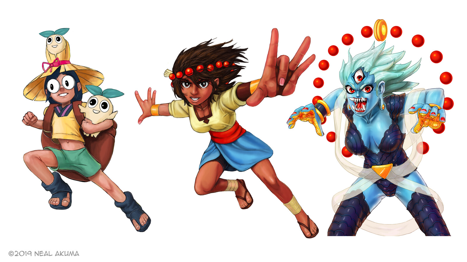 Neal Akuma - Indivisible -fan art 4