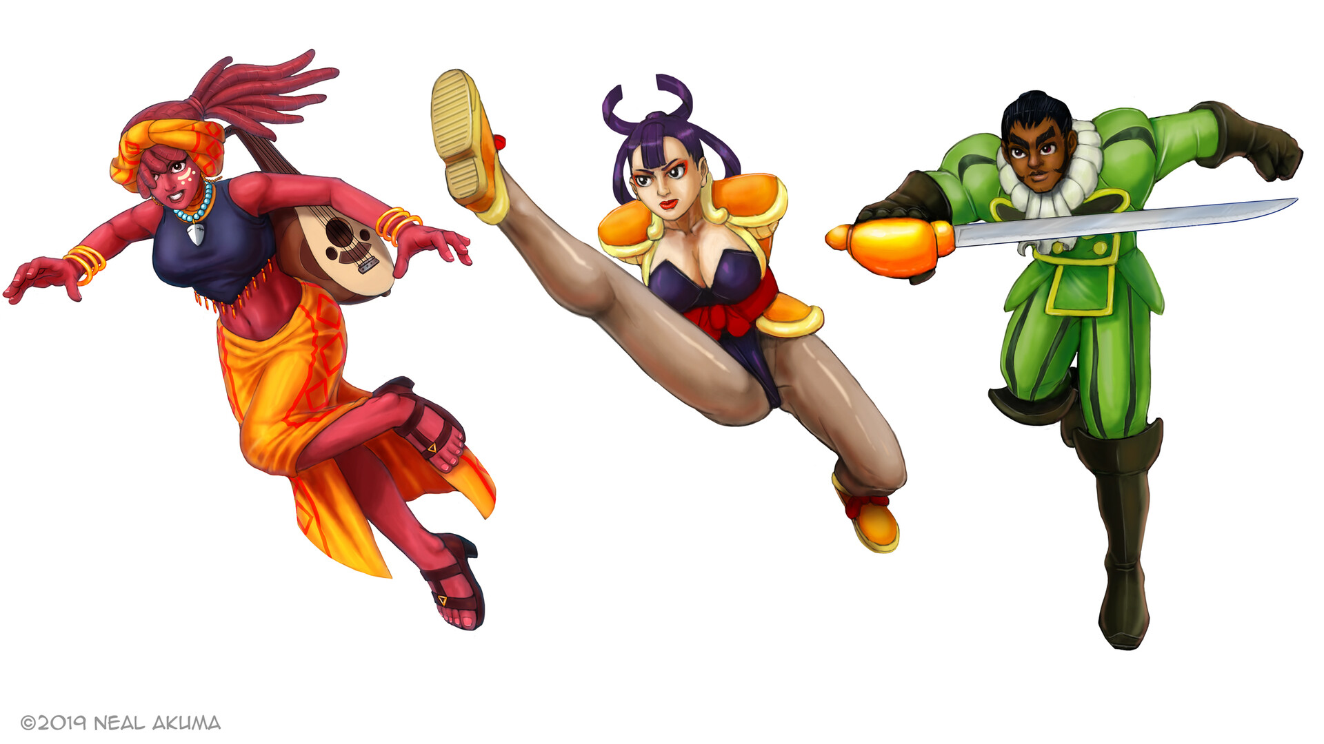 Neal Akuma - Indivisible -fan art 4