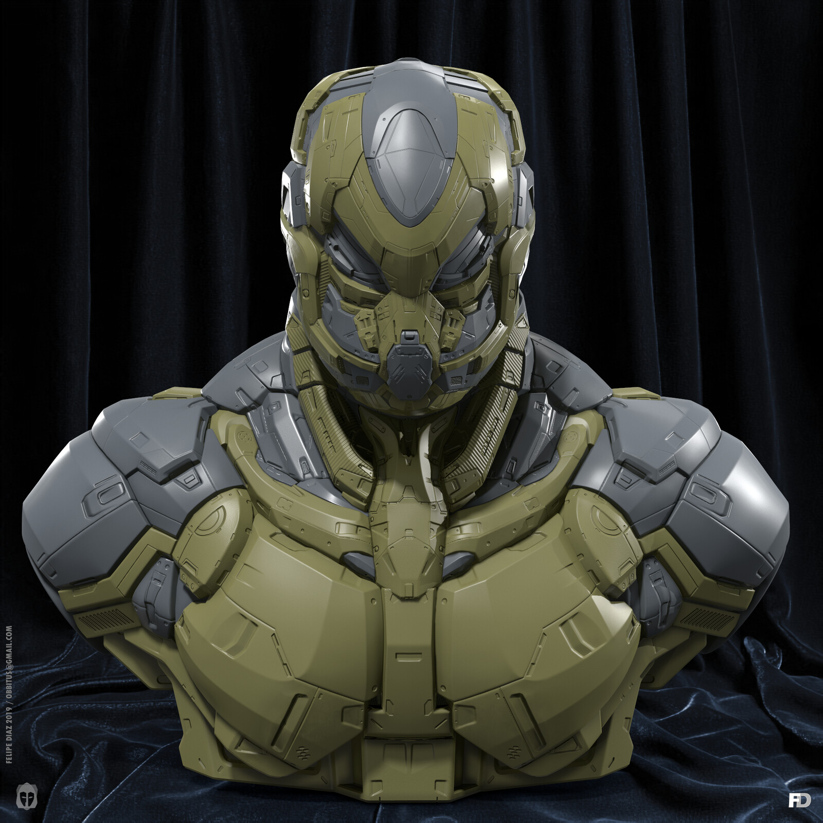 Felipe Diaz - TITAN DARWIN SCULPTURE